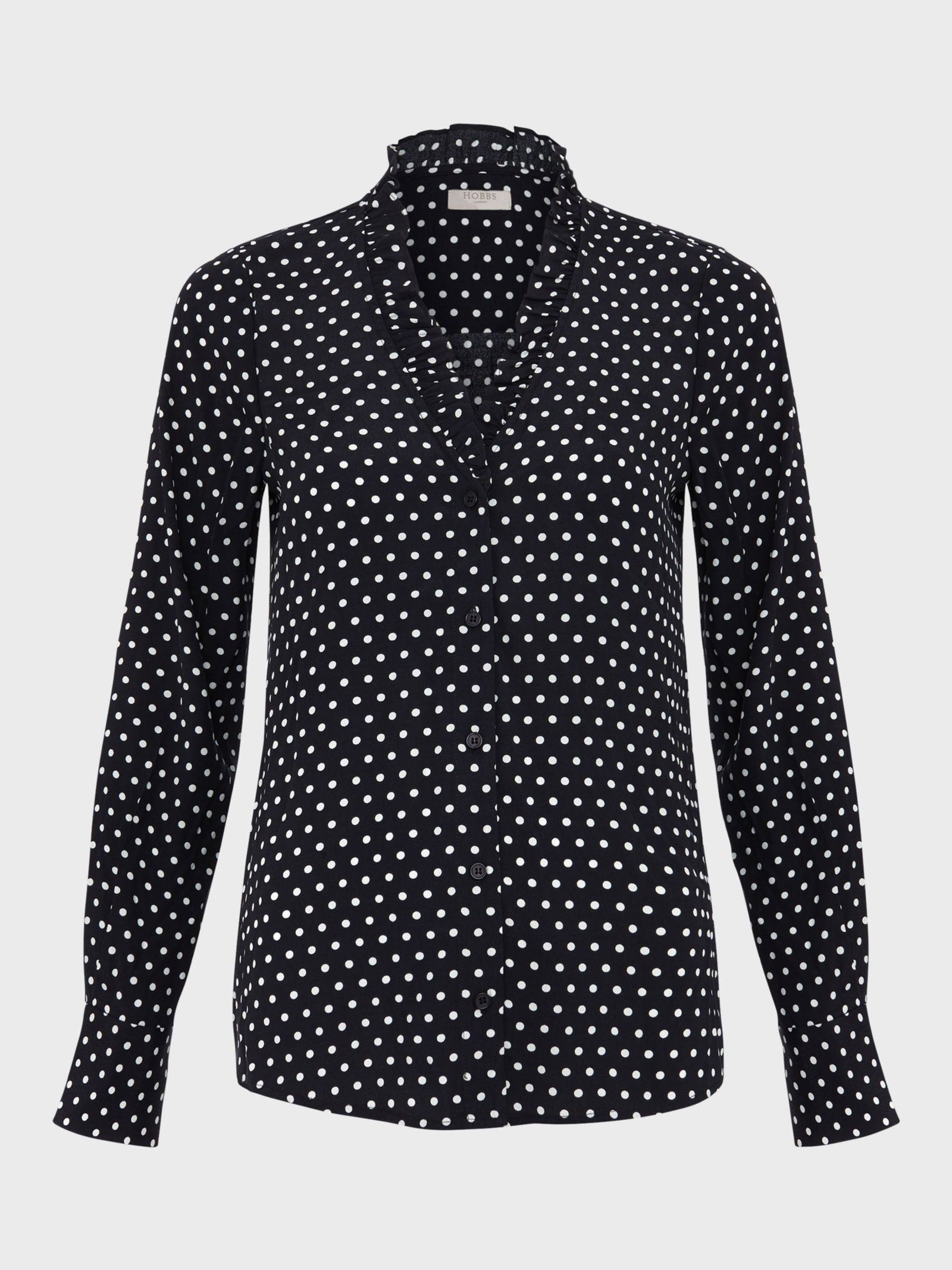 HOBBS Fitzroy Polka Dot Blouse | endource