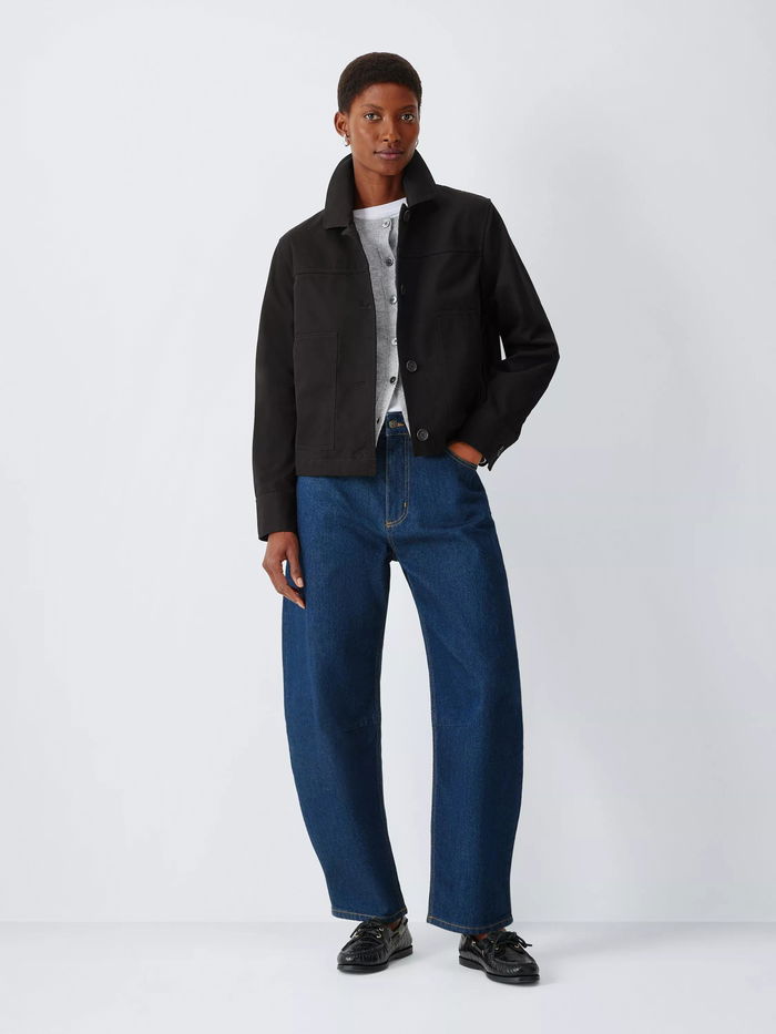 JOHN LEWIS Cotton Twill Utility Jacket | endource