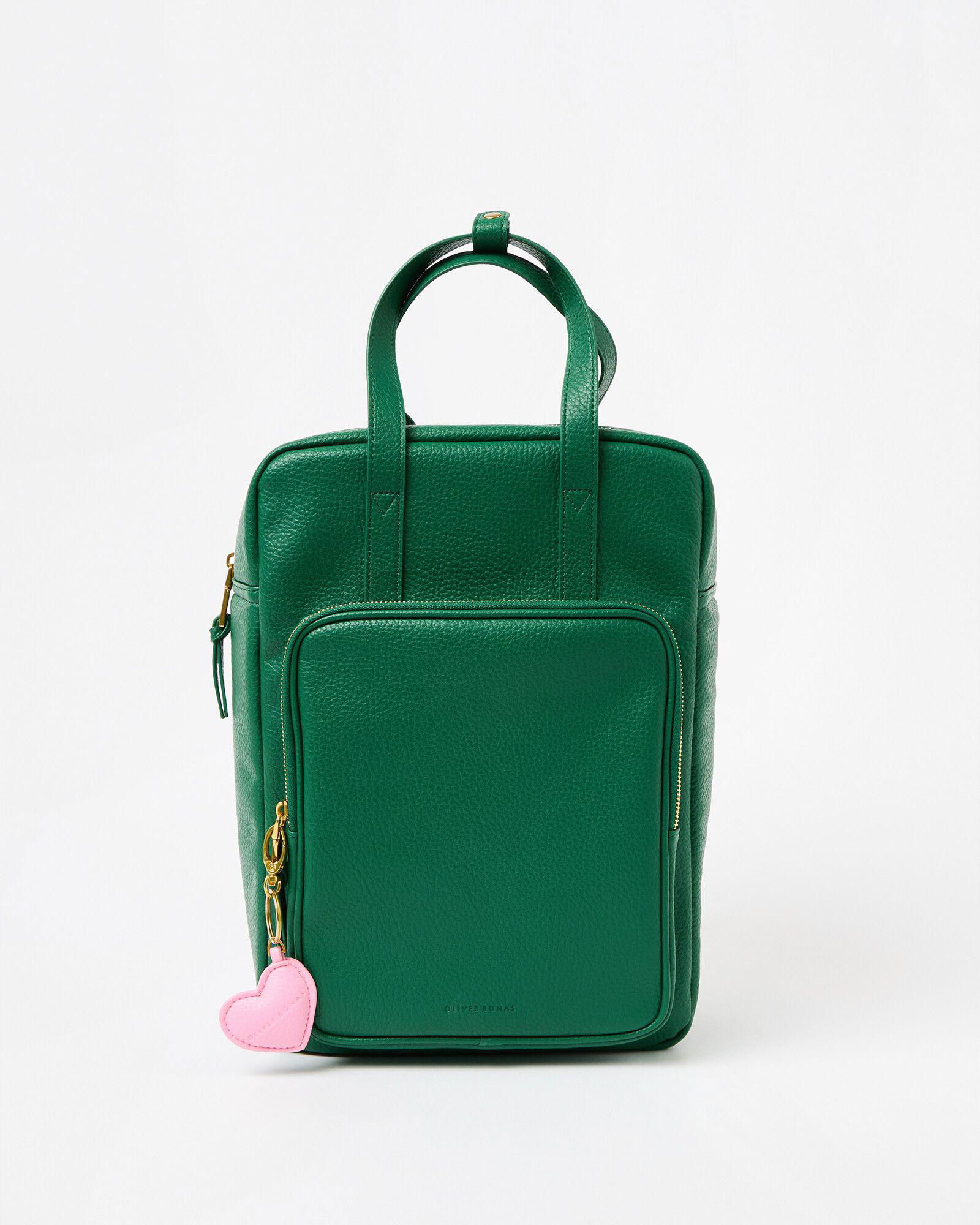 OLIVER BONAS Mami Laptop Backpack in Green | endource