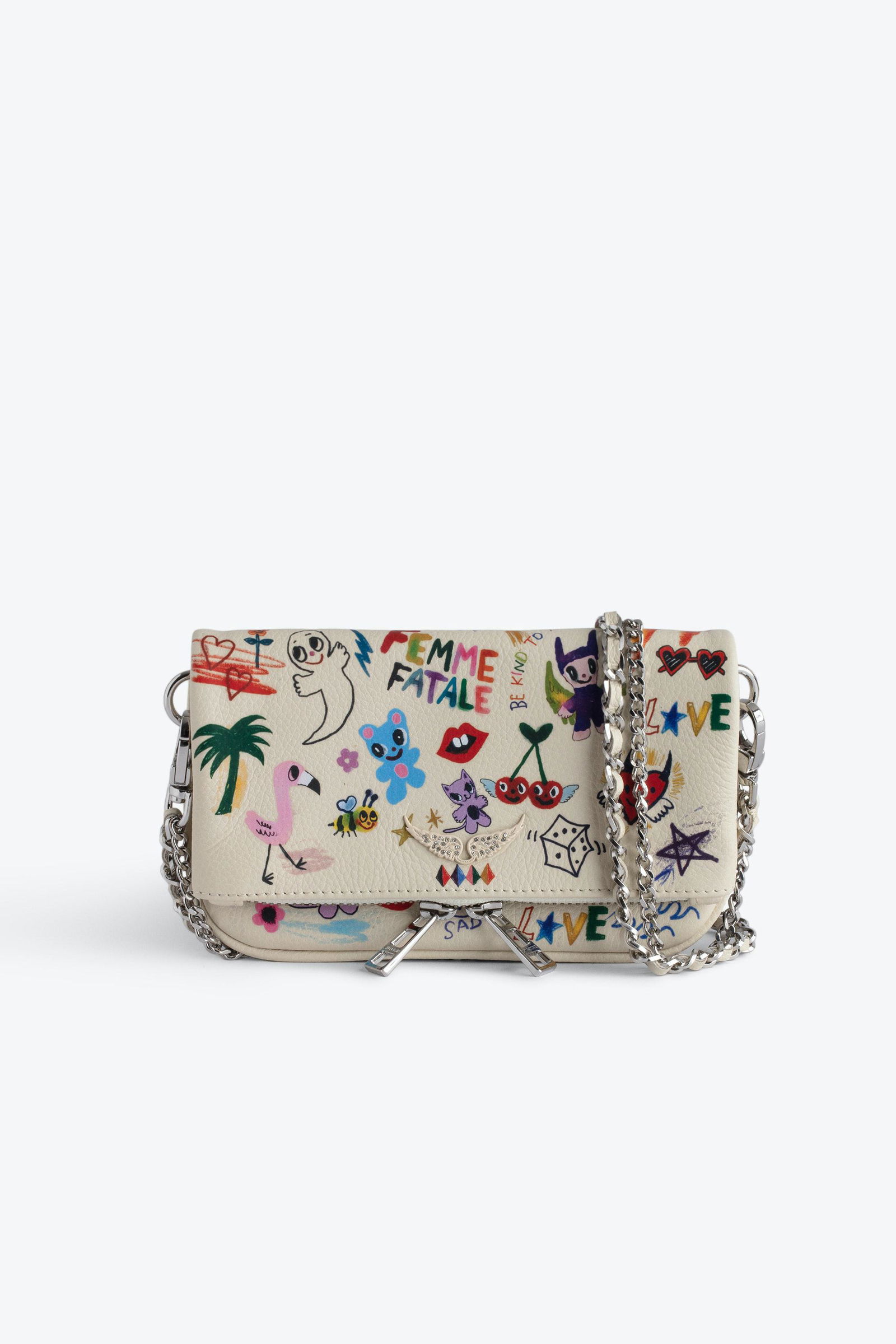 ZADIG & VOLTAIRE Rock Nano Clutch in Flash | endource