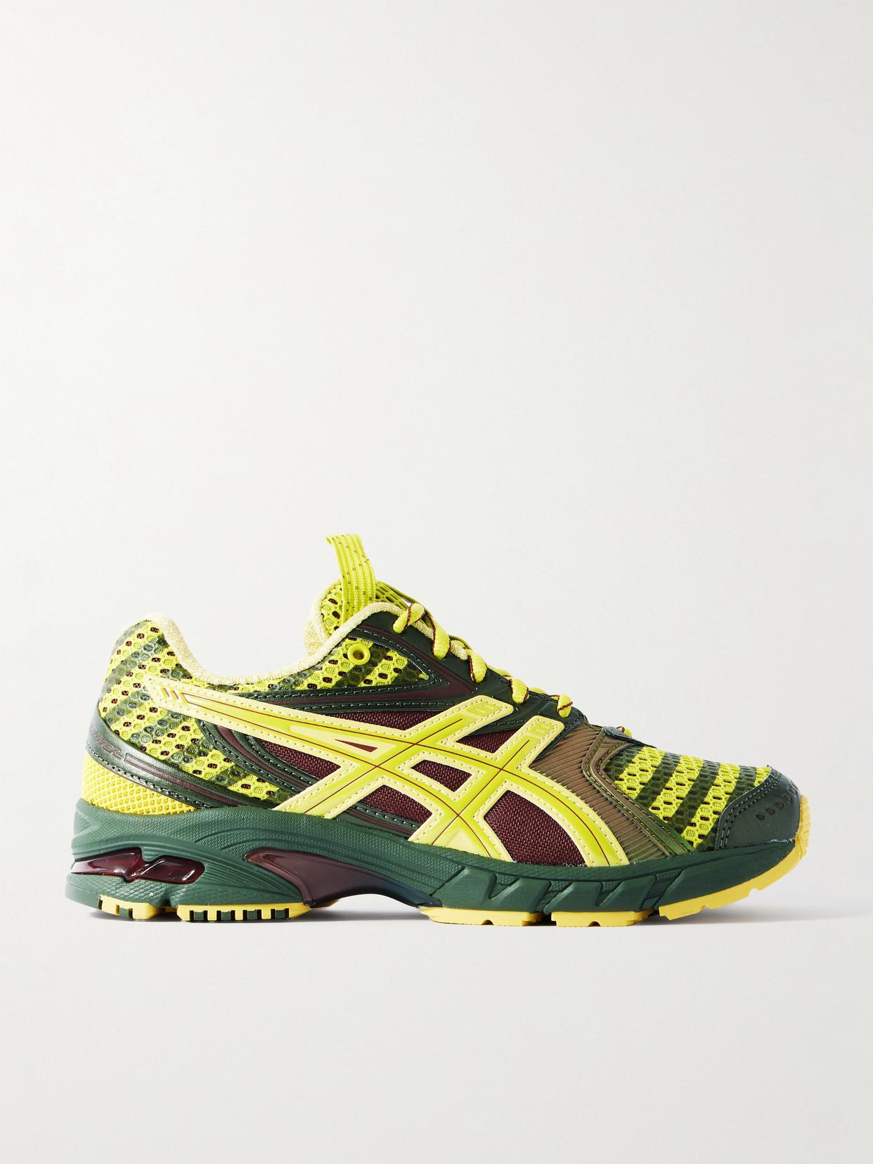 ASICS UB9-S Gel-DS Trainer 14 Rubber-Trimmed Mesh Sneakers in Yellow ...