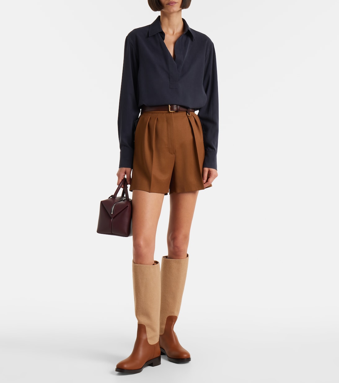 Max Mara Mirko Silk Crêpe Blouse | endource