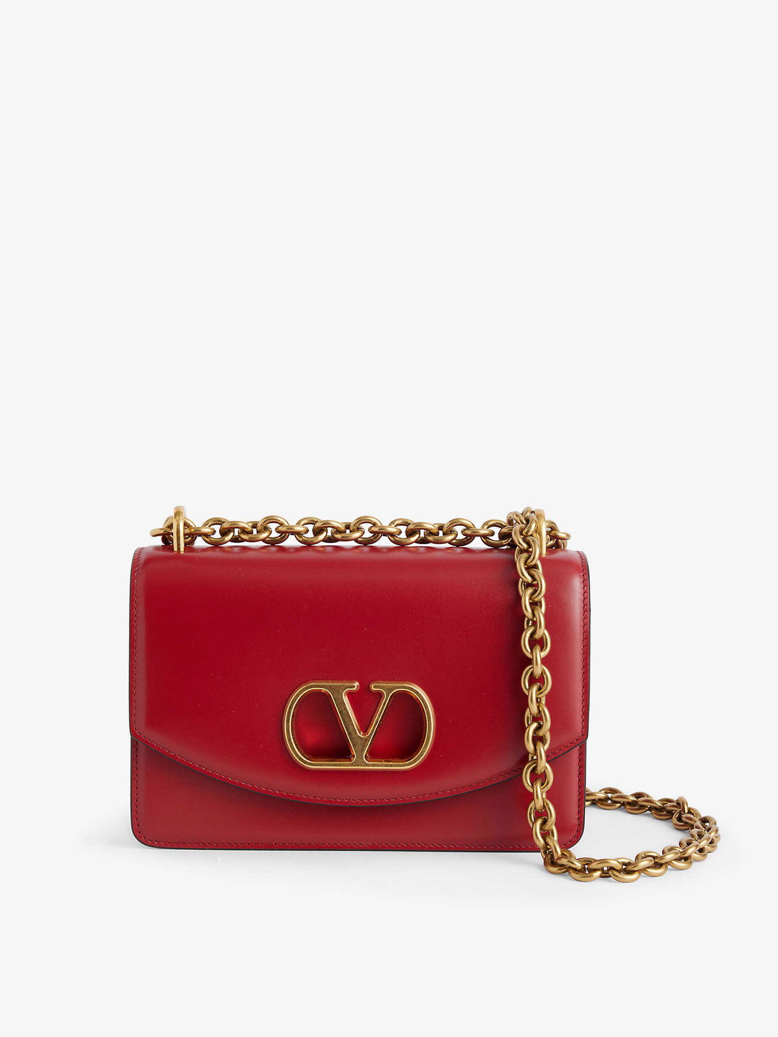 VALENTINO GARAVANI Vain VLogo Signature Small Leather Shoulder Bag ...