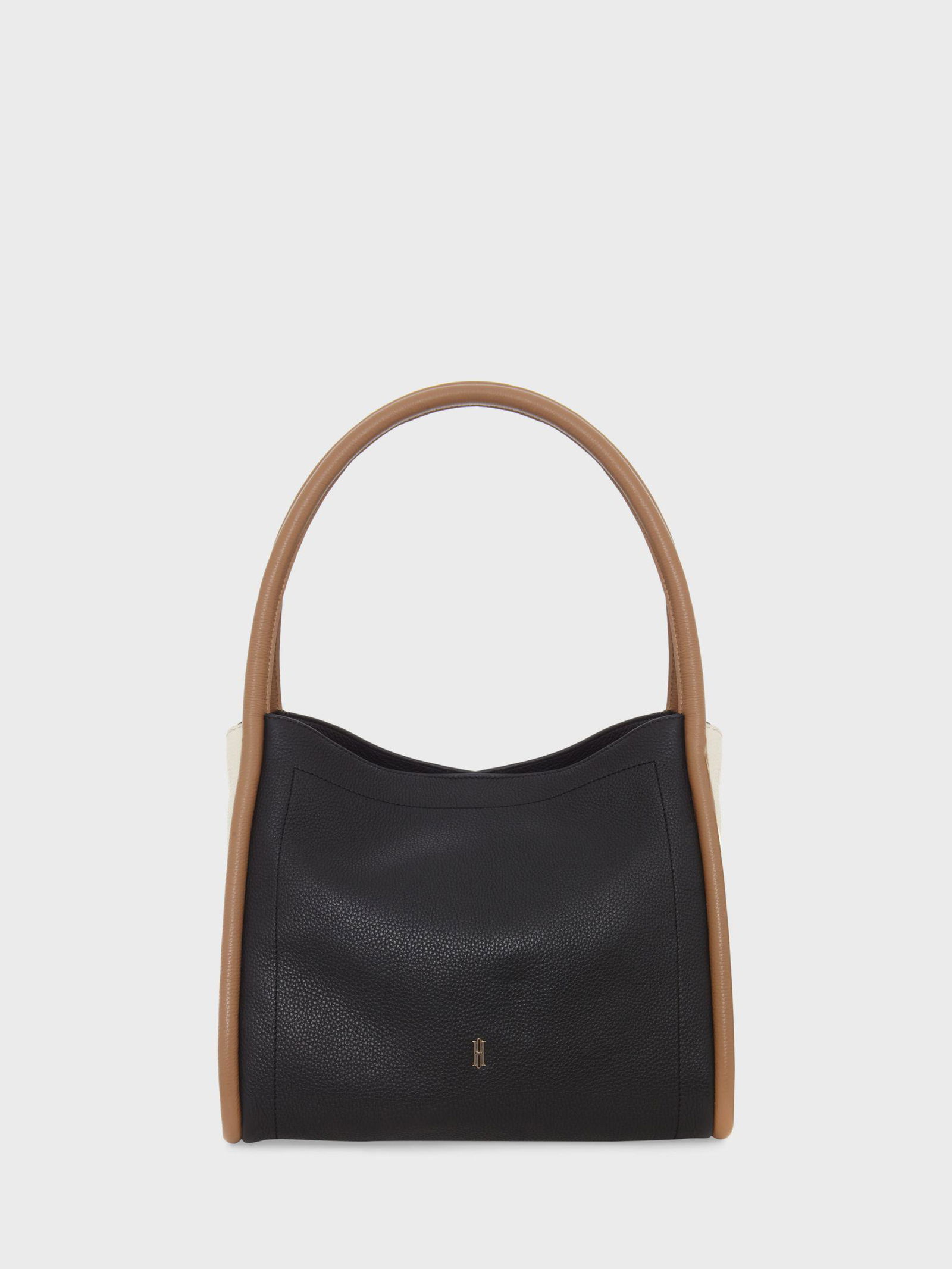 HOBBS Hurlingham Leather Tote Bag in Black/Multi | endource