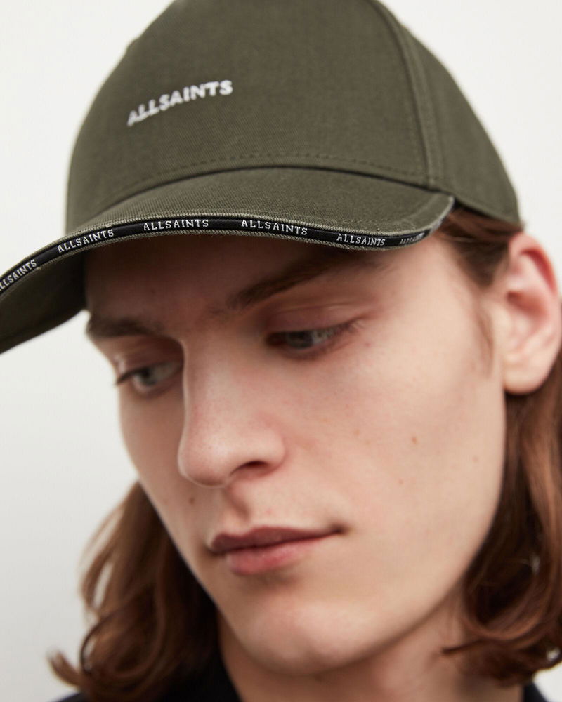 ALLSAINTS Felix Baseball Cap in Khaki Brown | endource