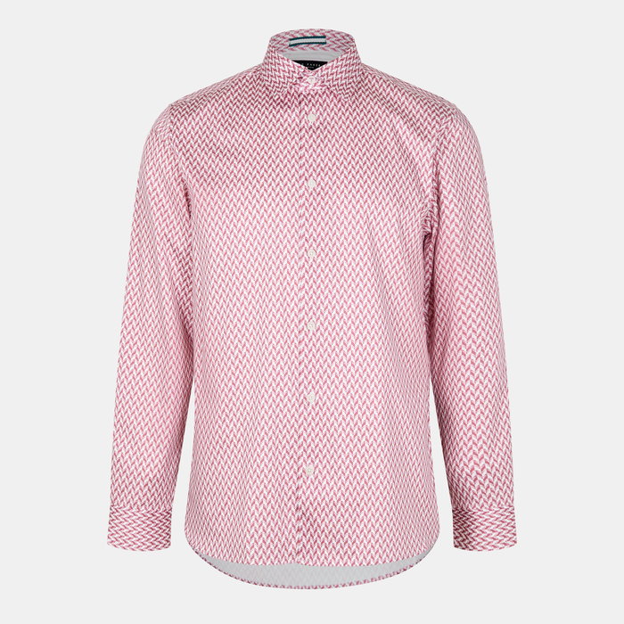 TED BAKER Men's Geo Print Long-Sleeve Shirt | endource