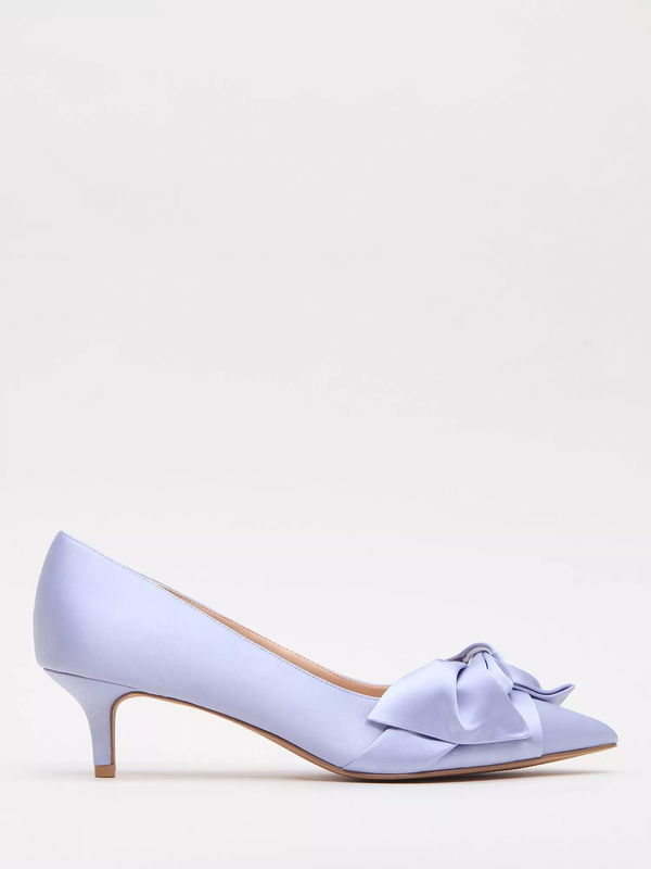 PHASE EIGHT Satin Kitten Heel Court Shoes | endource