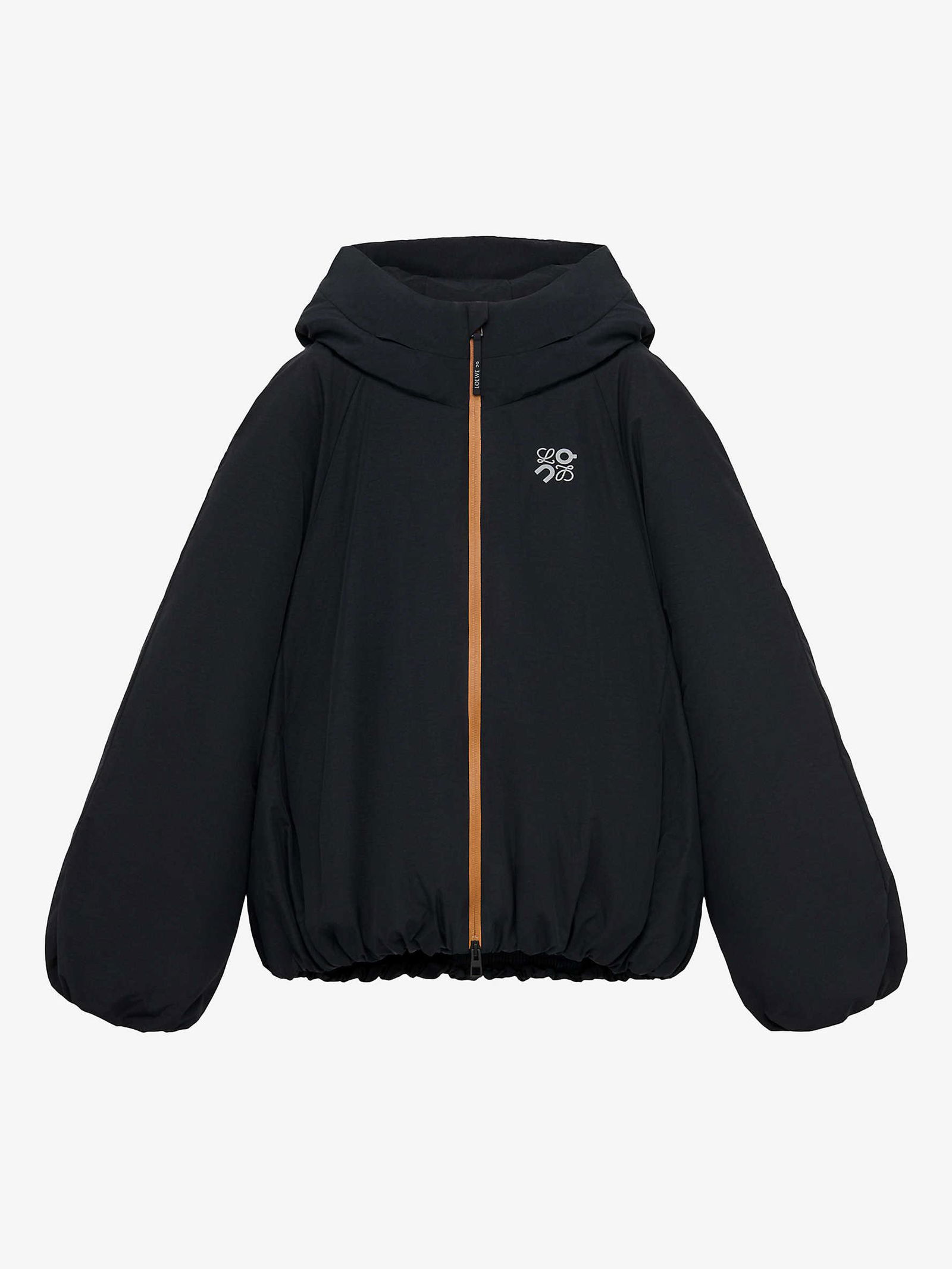 LOEWE Loewe X On - Shell Hooded Puffer Jacket in BLACK | endource
