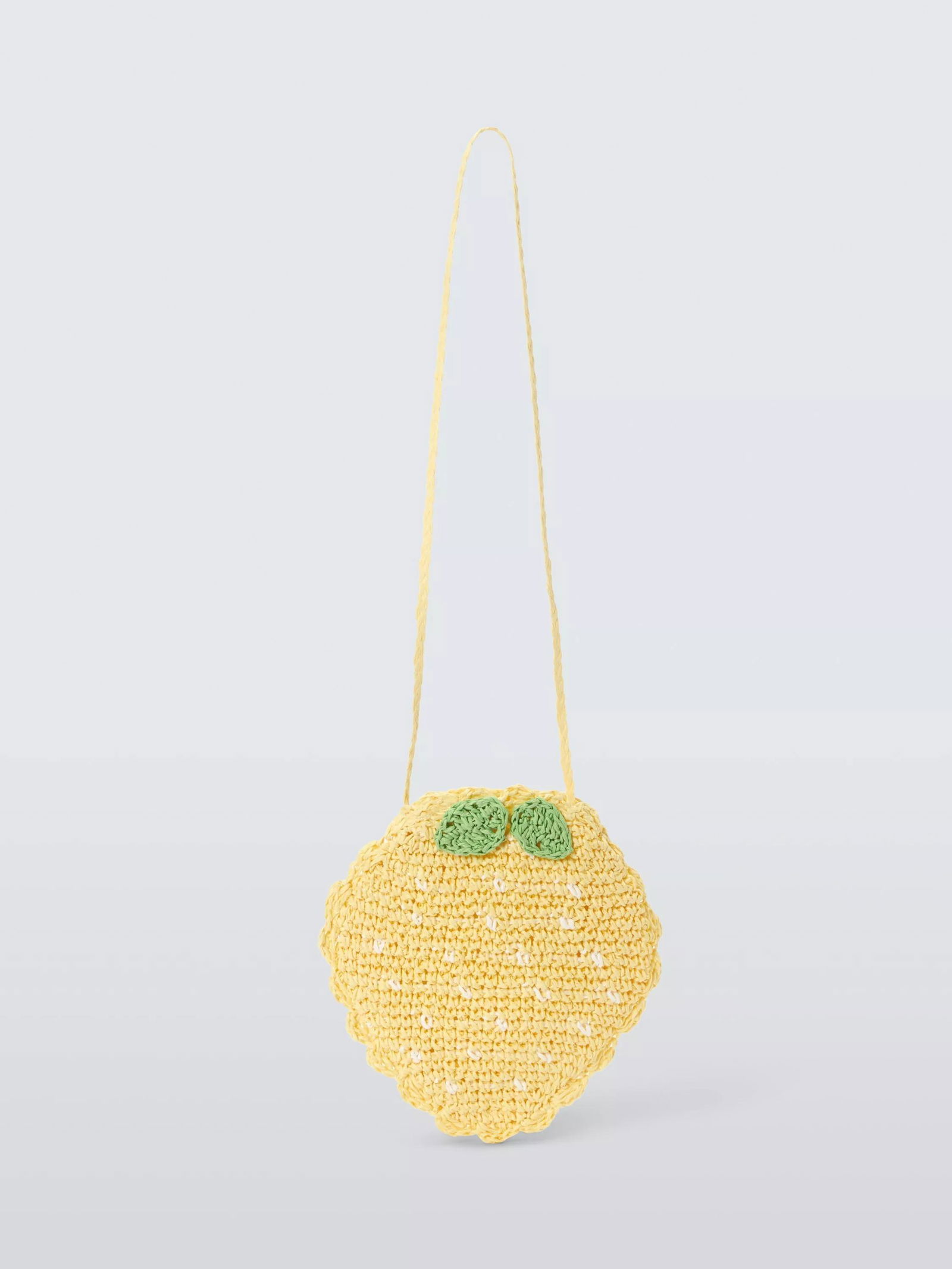 JOHN LEWIS Lemon Paper Straw Bag in Yellow | endource