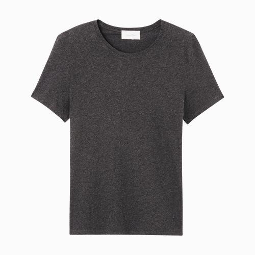 AMERICAN VINTAGE Decatur T-Shirt in Anthracite Chine | Endource