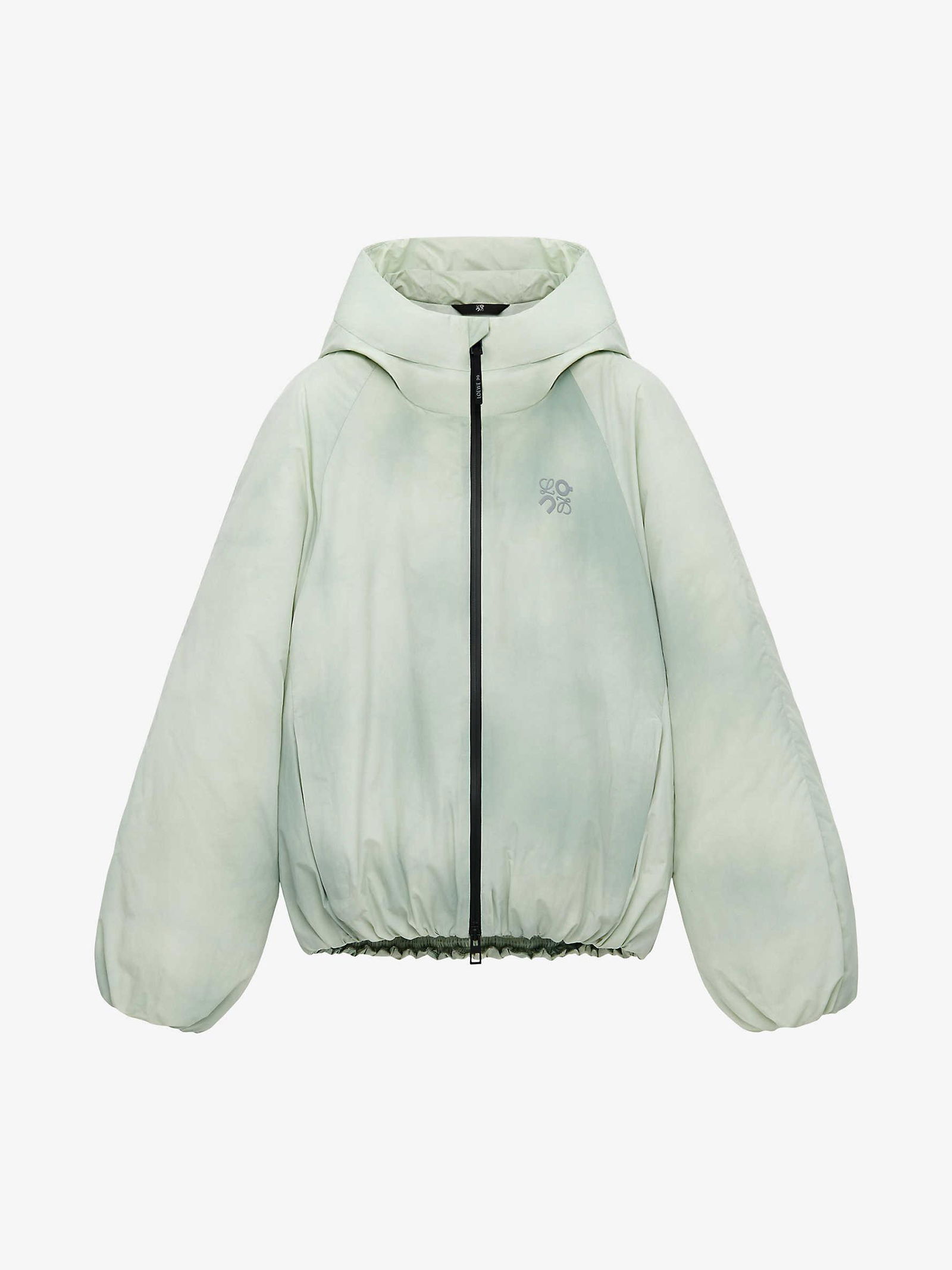 LOEWE Loewe x On - Hooded Puffer Jacket in WHITE/MULTICOLOR | Endource