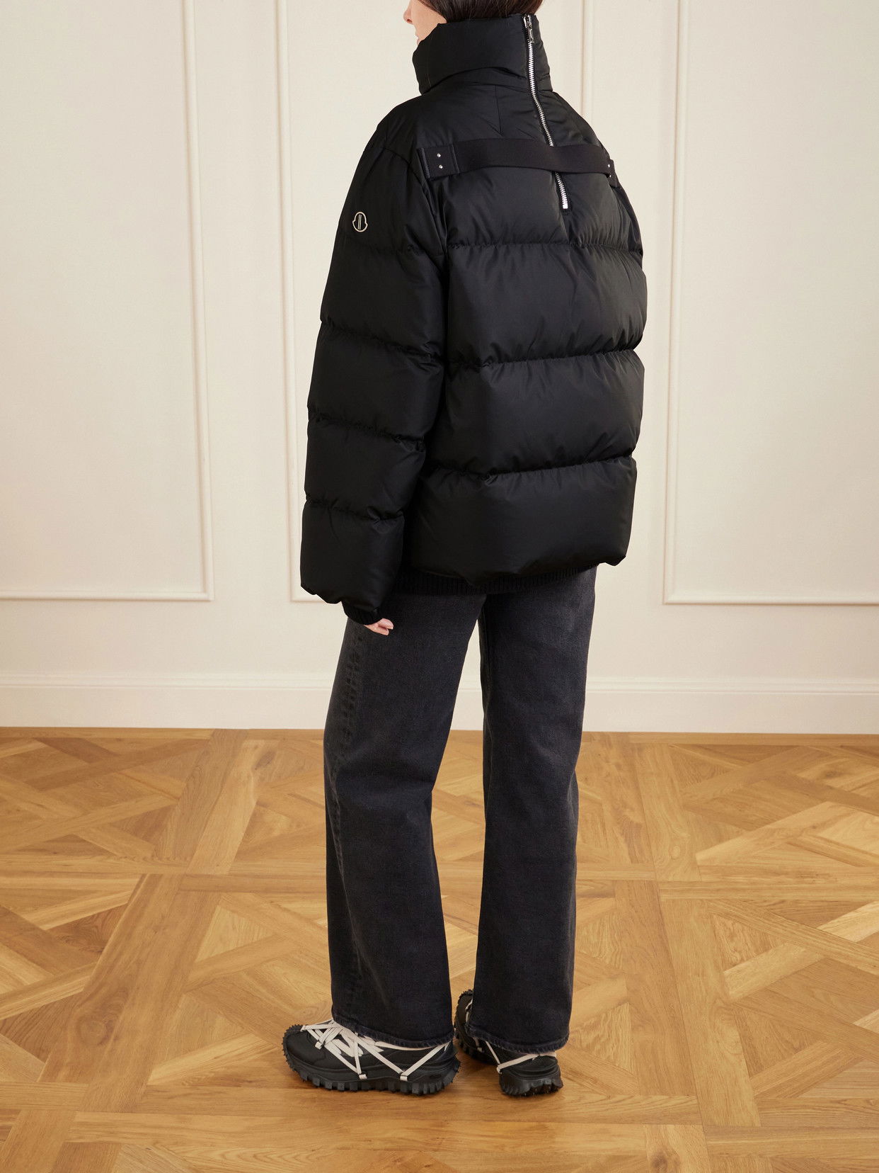 RICK OWENS Moncler Cyclopic Quilted Shell Down Jacket | endource