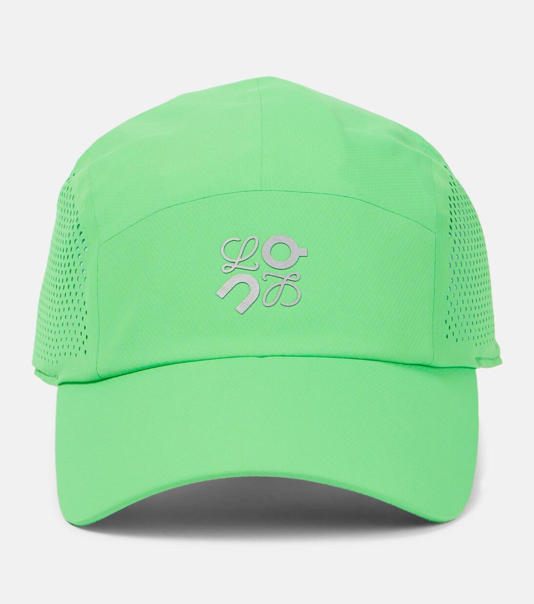 LOEWE Loewe x On - Logo Baseball Cap in Green | endource
