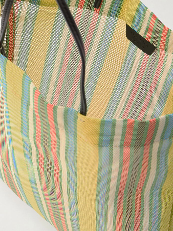 THE ROW Bar Leather-trimmed Canvas Tote | endource