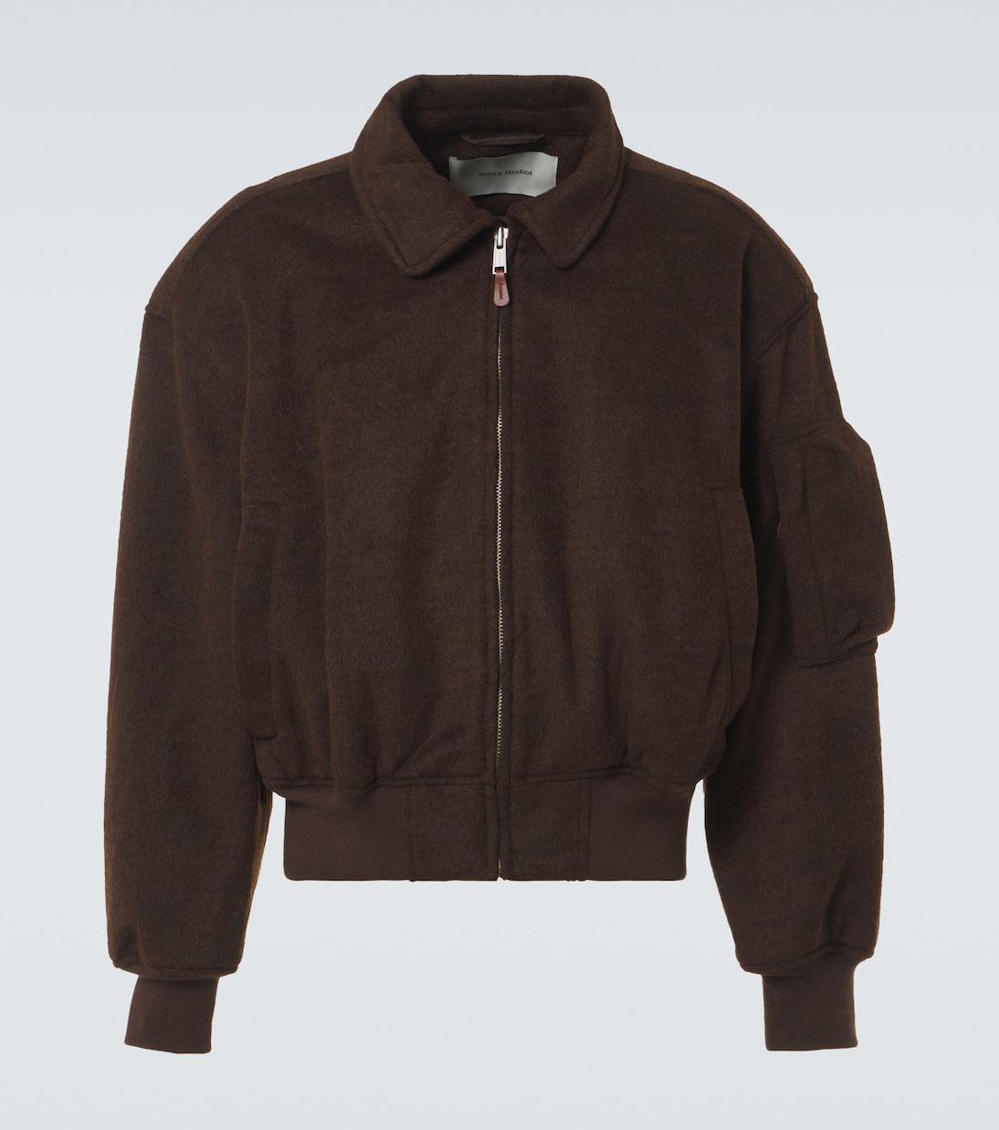 ENTIRE STUDIOS Duke Bomber Jacket in Brown | endource