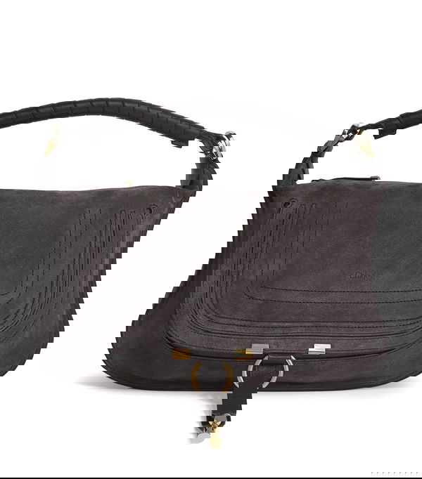 CHLOÉ Chloé Small Suede Marcie Shoulder Bag | endource