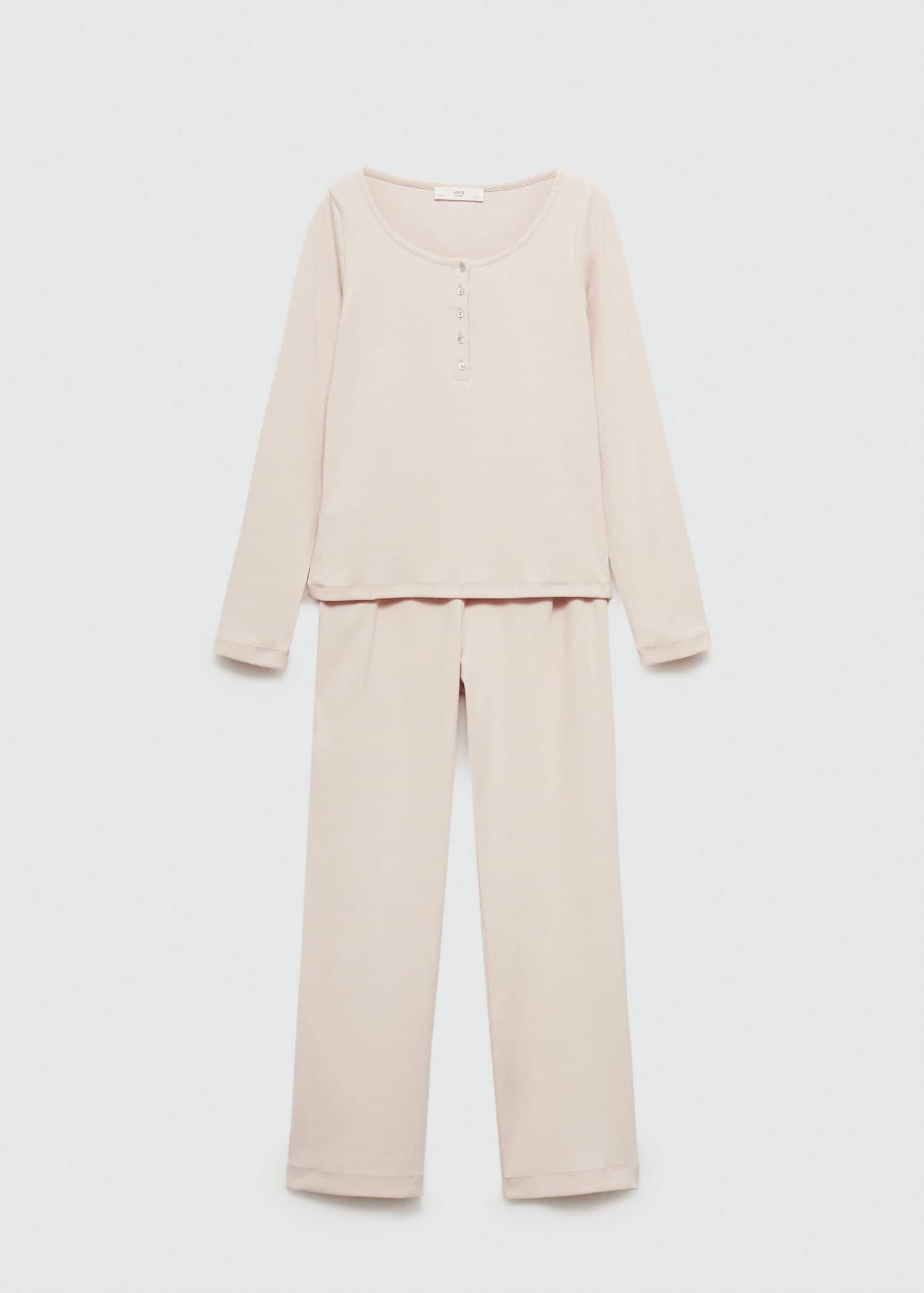 MANGO Two-Piece Cotton Pyjamas | endource