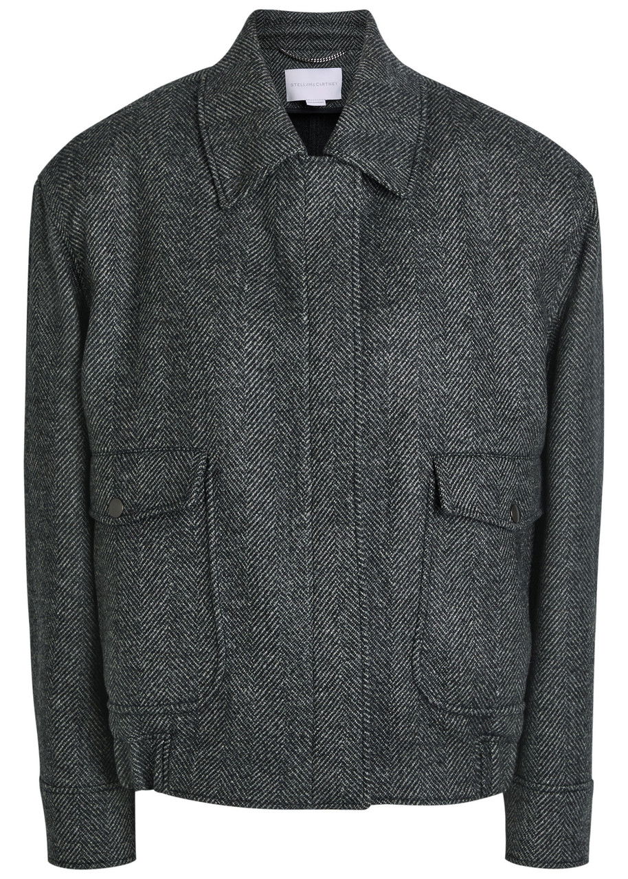 STELLA MCCARTNEY Herringbone Wool Jacket | endource