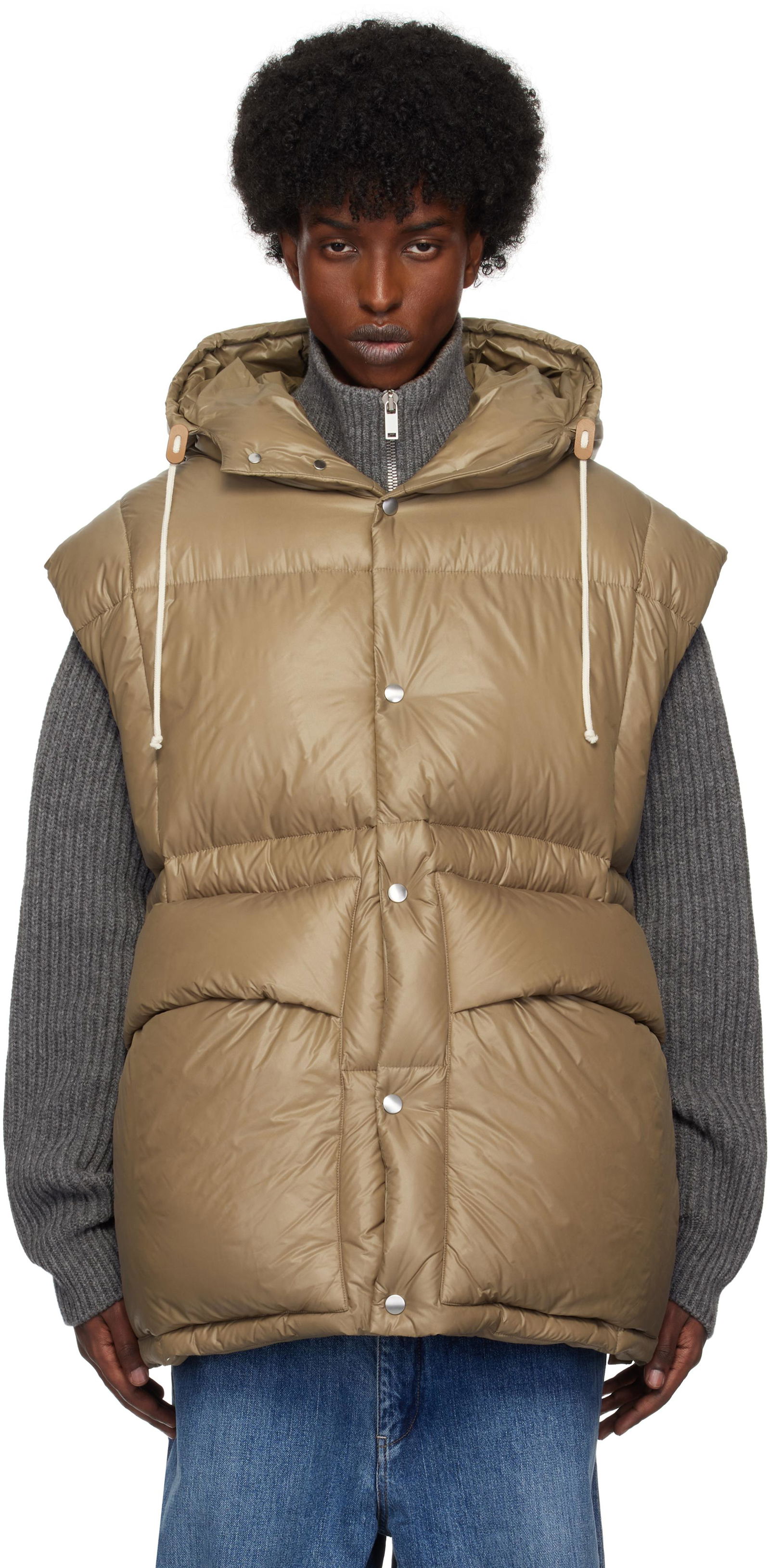 JIL SANDER Quilted Down Vest | endource