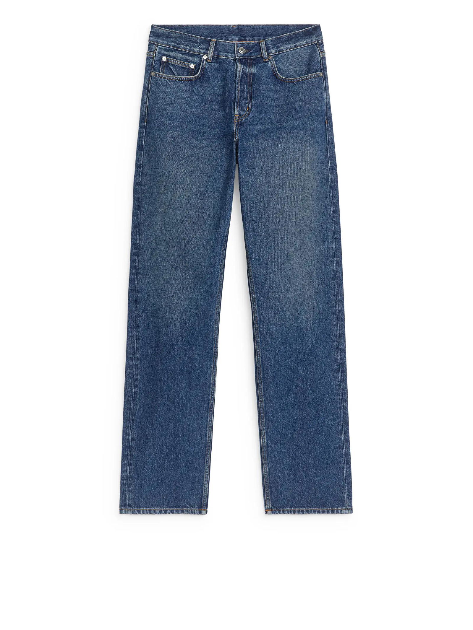 ARKET Ocean Loose Straight Jeans in Blue | endource