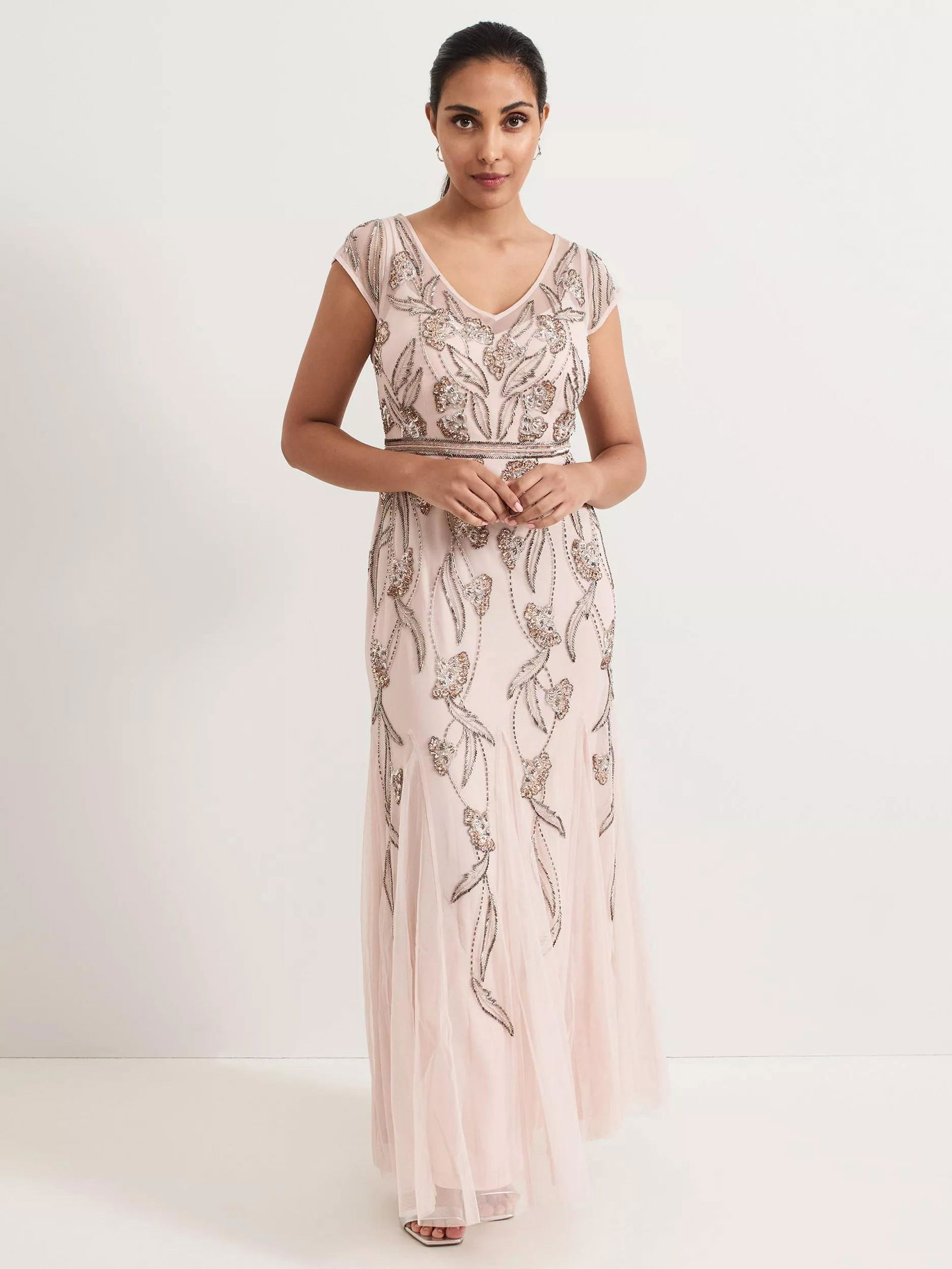 PHASE EIGHT Collection 8 Petite Evonne Beaded Dress | endource
