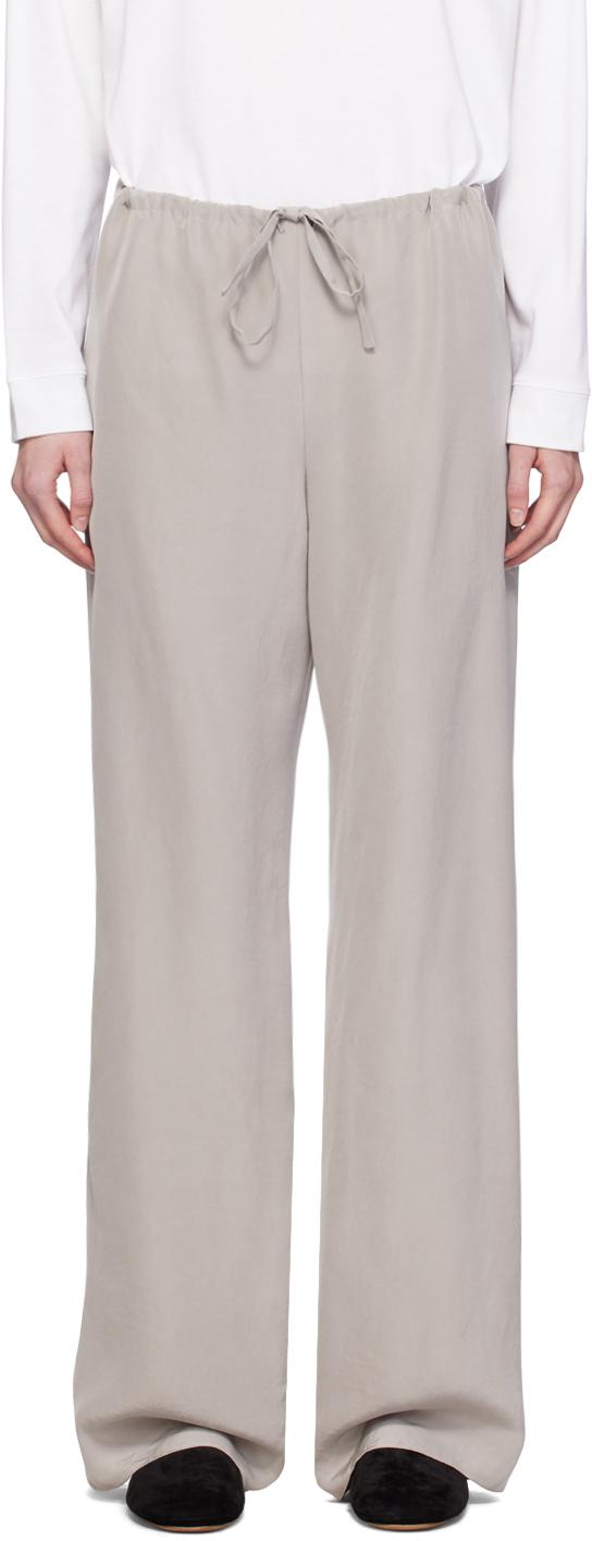 THE ROW Jugi Silk Trousers | Endource