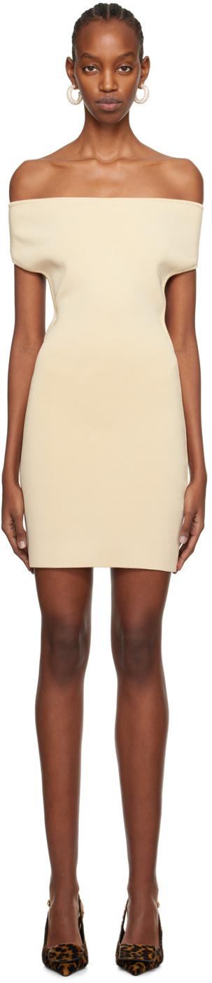 JACQUEMUS Les Sculptures 'La robe Cubista' Minidress | endource