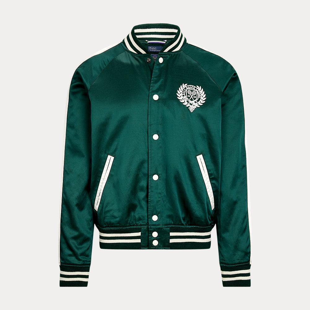 POLO RALPH LAUREN Wimbledon Satin Baseball Jacket | endource
