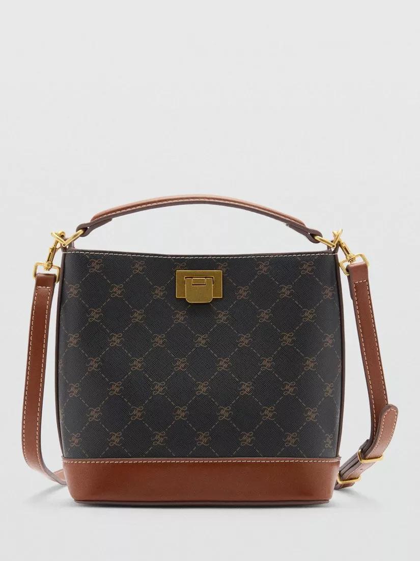 MANGO Mike Small Grab Bag in Brown | endource