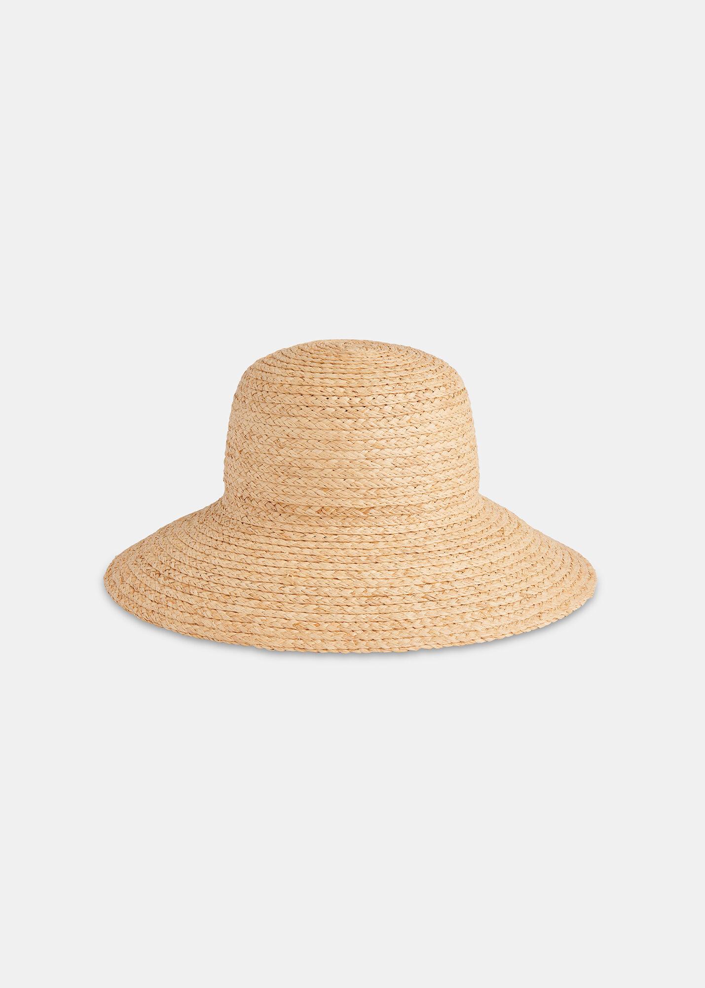 WHISTLES Neutral Wide Brim Straw Hat in Neutral | Endource