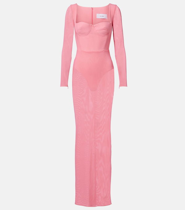 Alex Perry Semi-Sheer Mesh Gown | endource