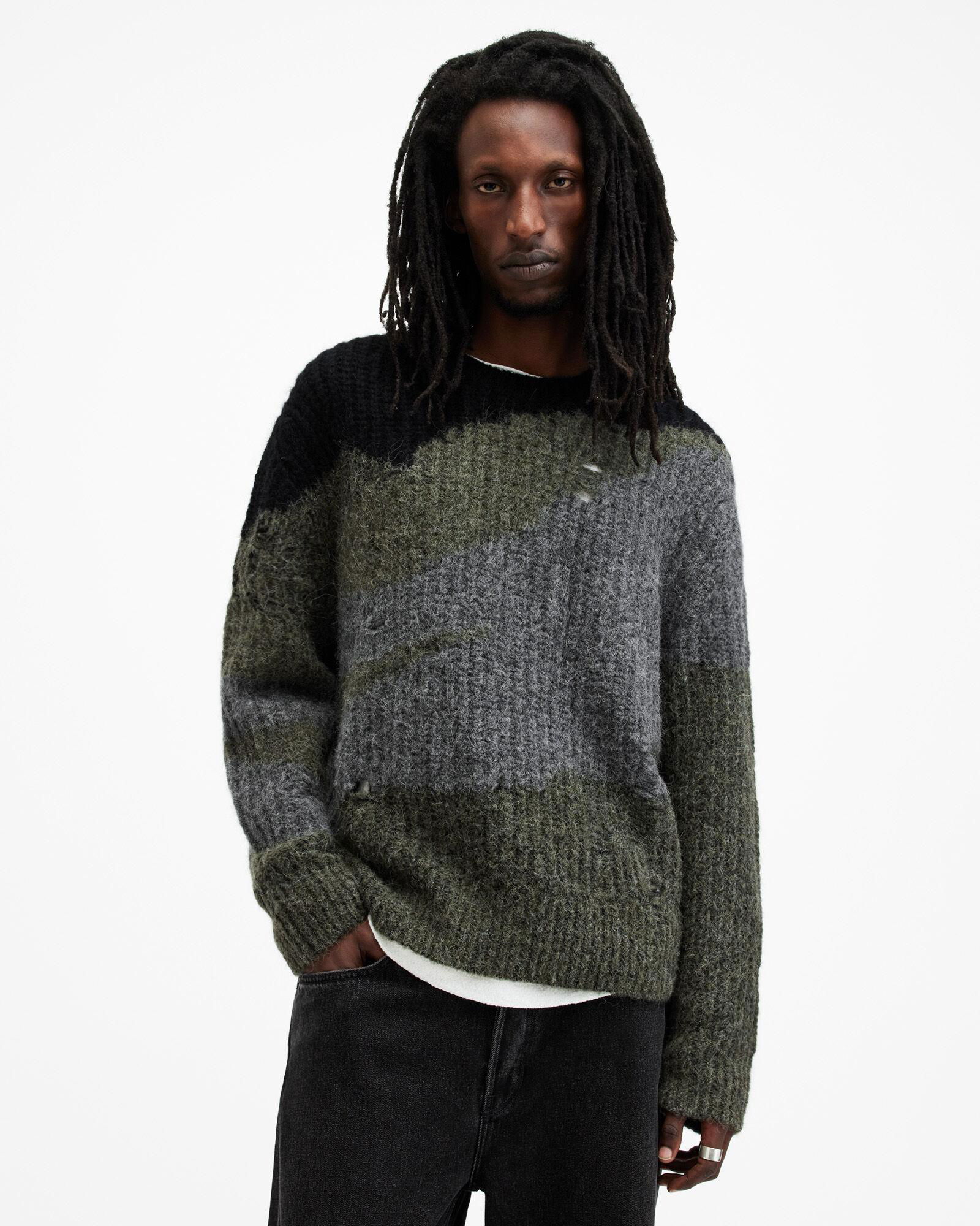 ALLSAINTS Sur Oversized Crew Neck Jumper | endource