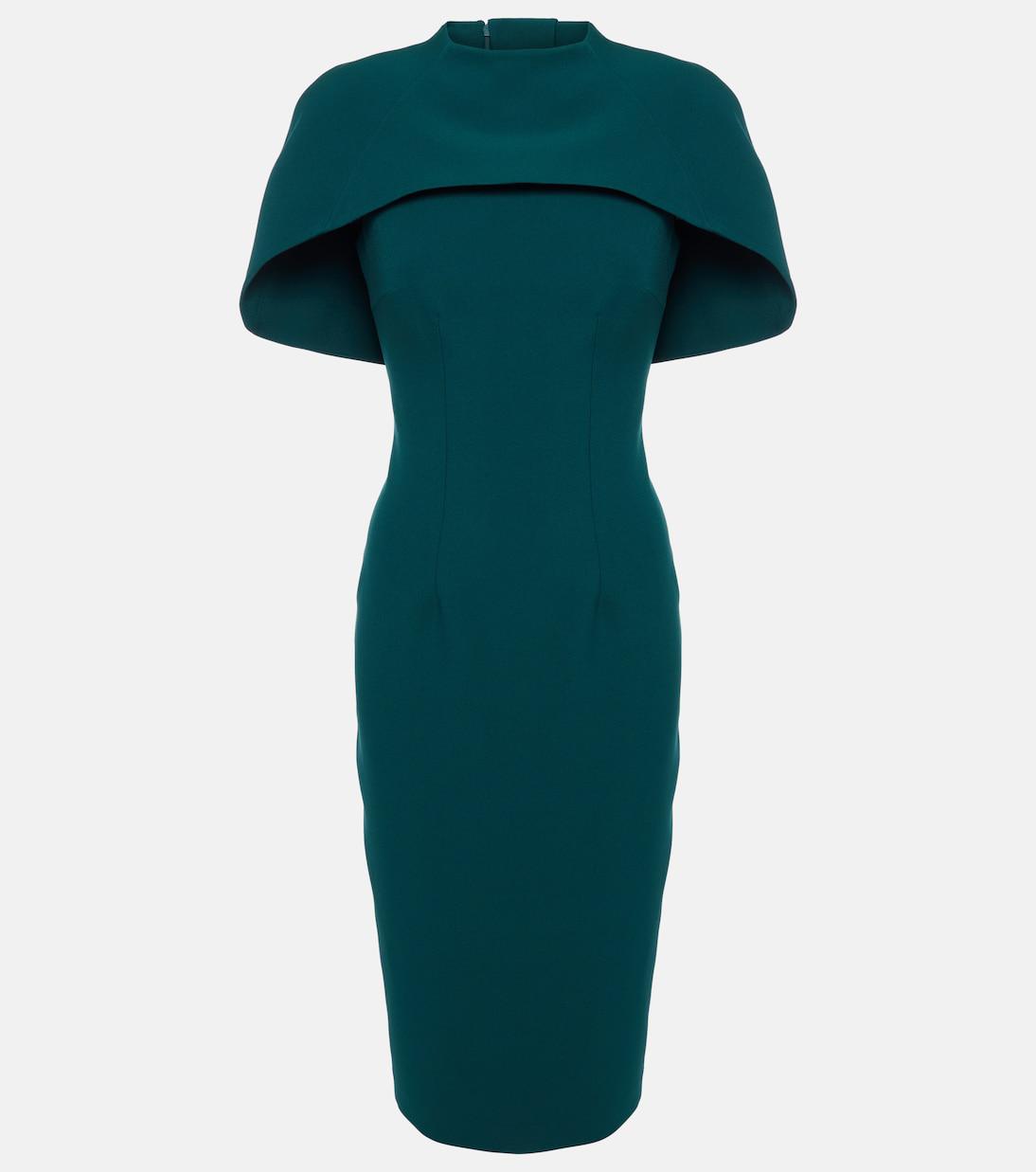 Safiyaa Kalika Caped Midi Dress | endource