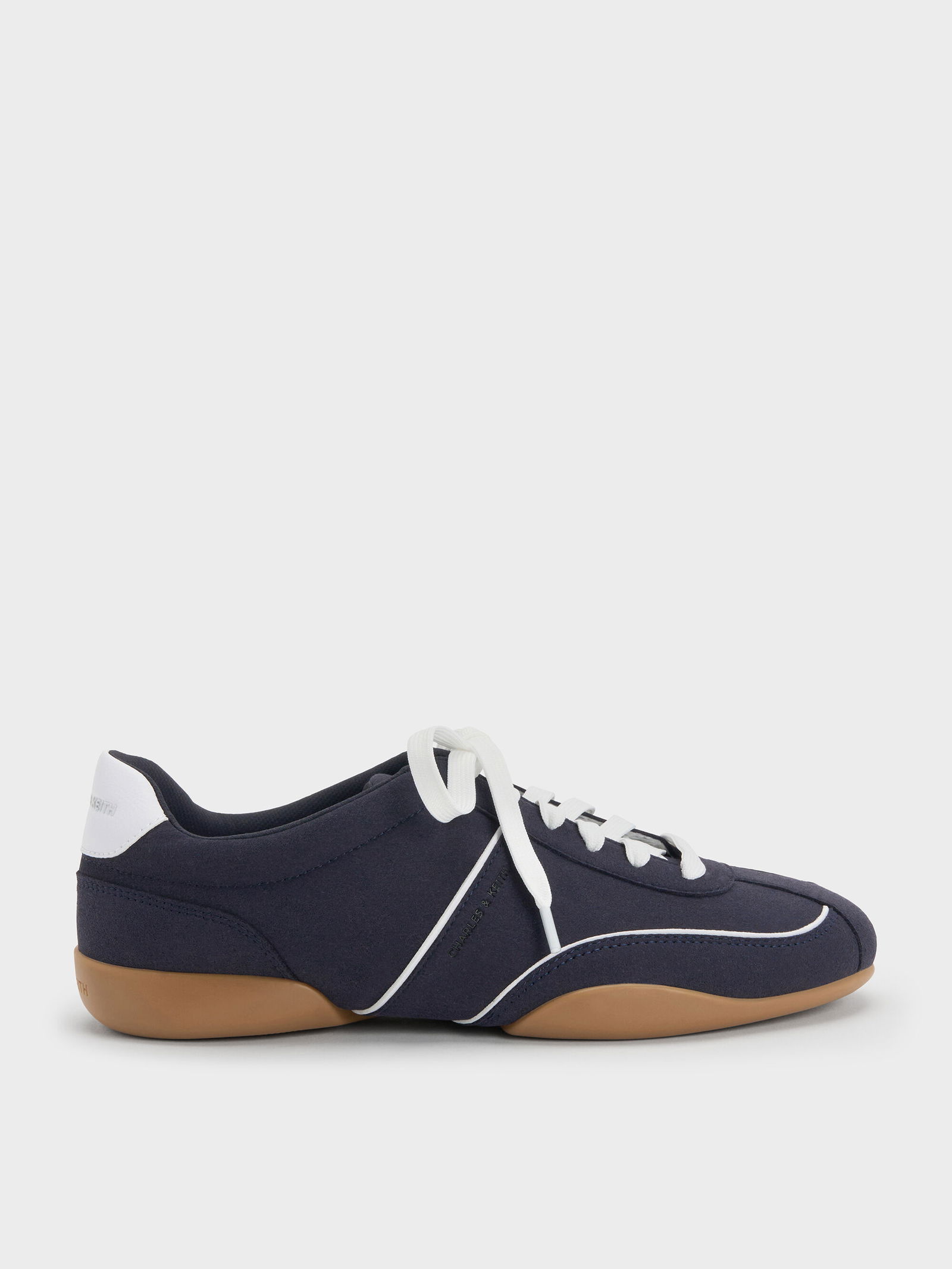 CHARLES & KEITH Louise Contrast-Trim Sneakers | endource