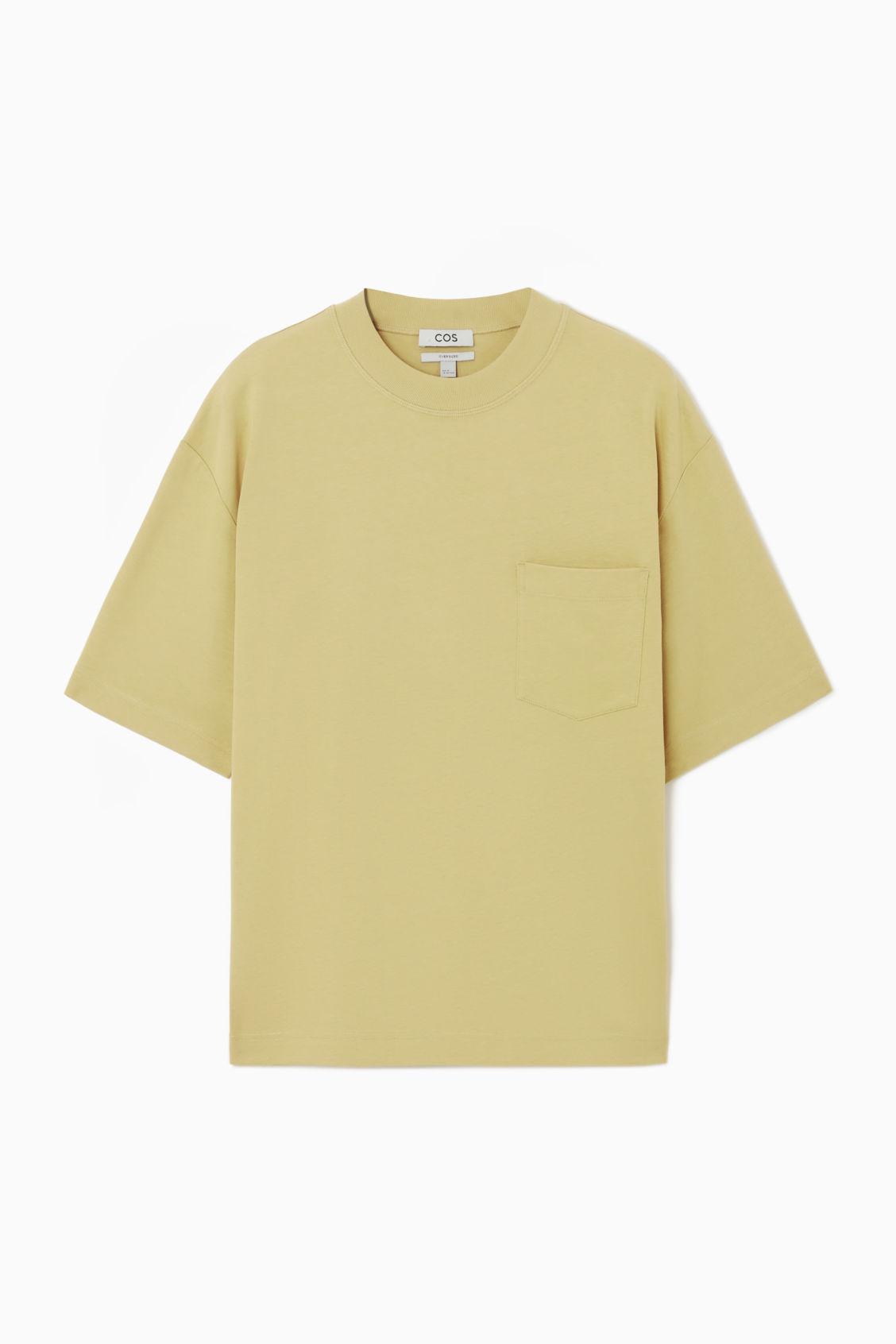 COS The Heavy Duty T-Shirt in YELLOW | Endource