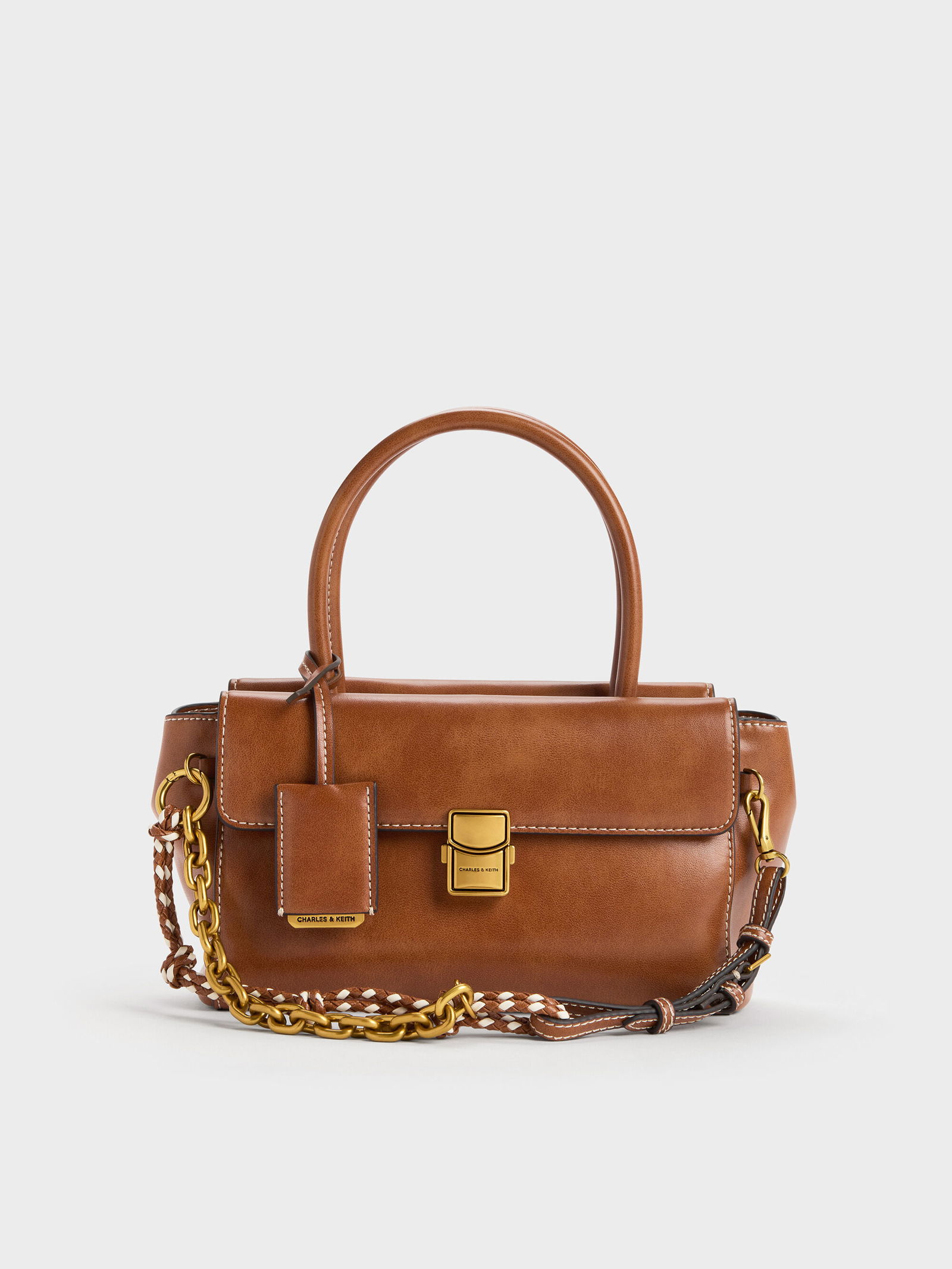 CHARLES & KEITH Acelynn Rope-Chain Tote Bag | endource