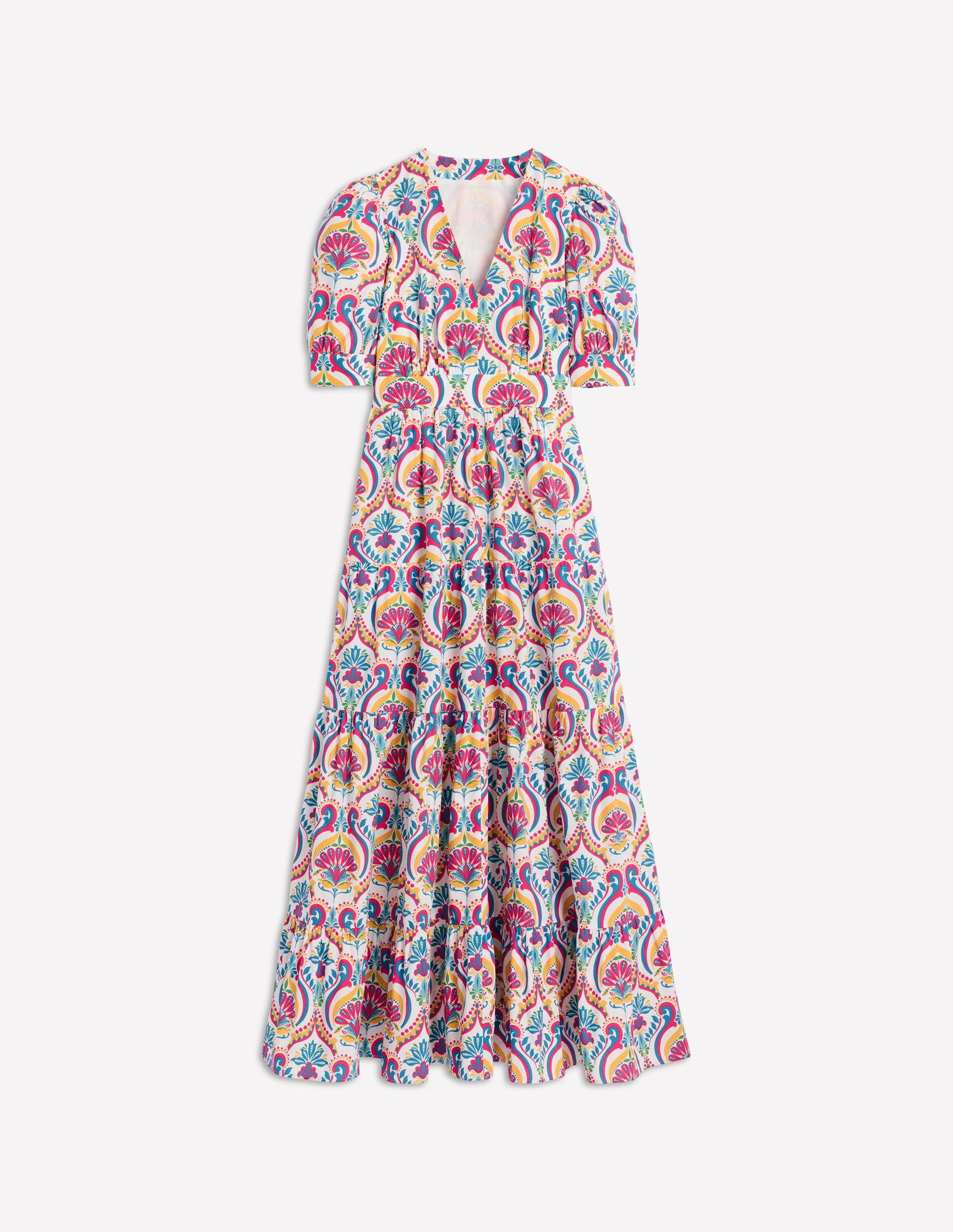 BODEN Bella Puff Sleeve Maxi Dress | endource