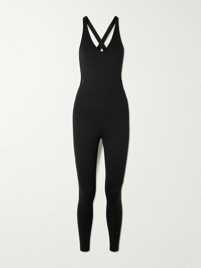 ERES Graham Tulle-Trimmed Stretch-Jersey Jumpsuit | endource