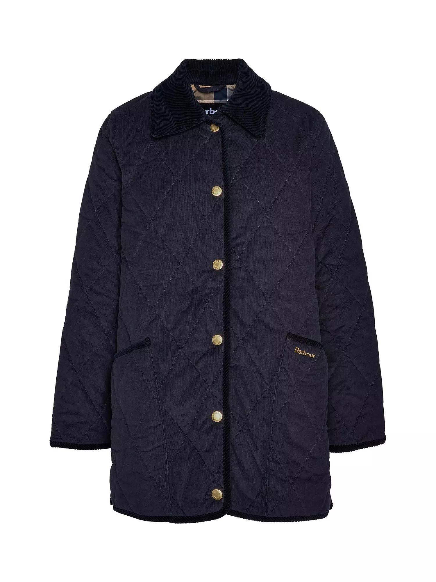 BARBOUR Cornelia Quilted Jacket in Navy/Multi | endource