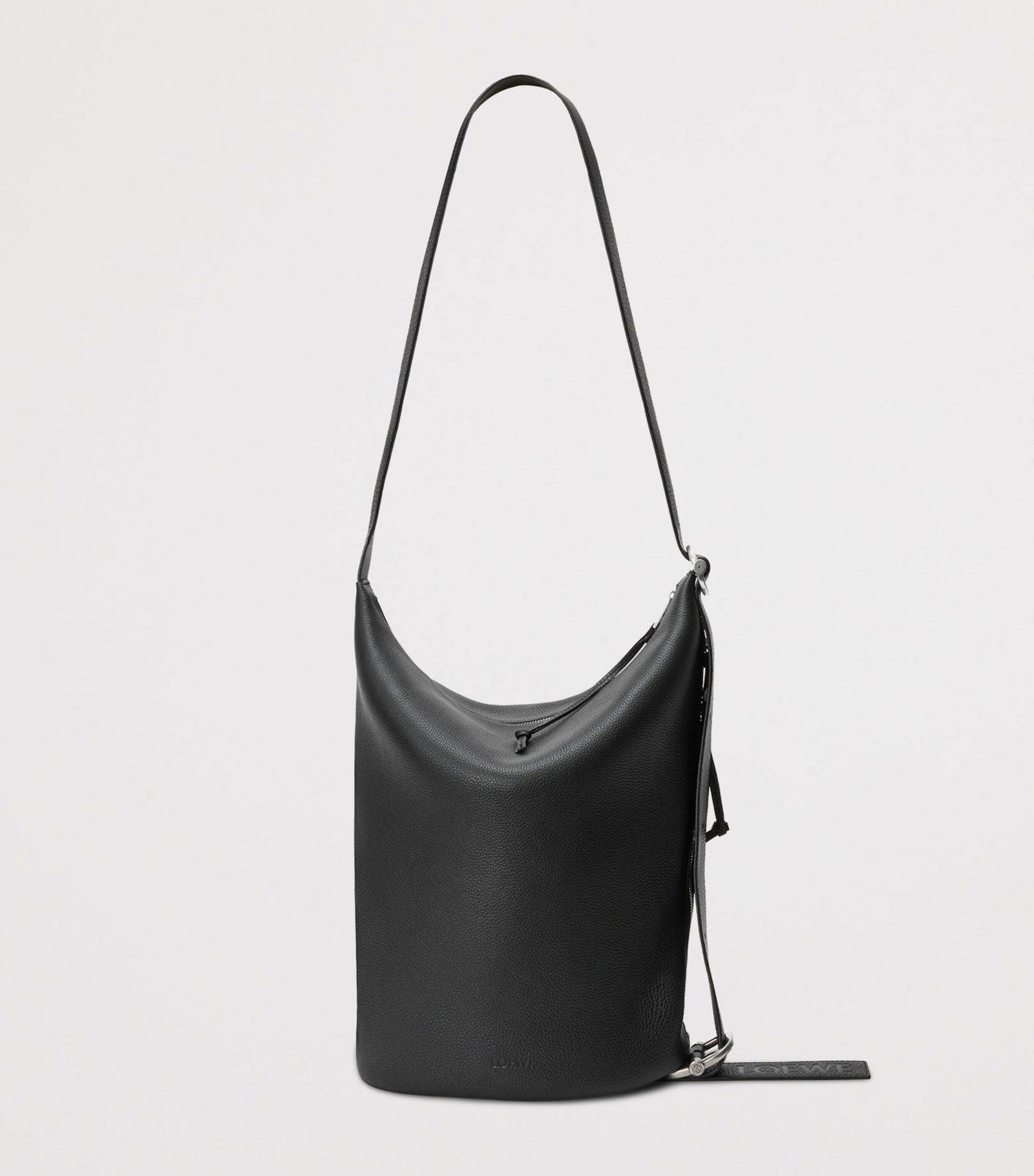 LOEWE Medium Leather Loop Bucket Bag | endource