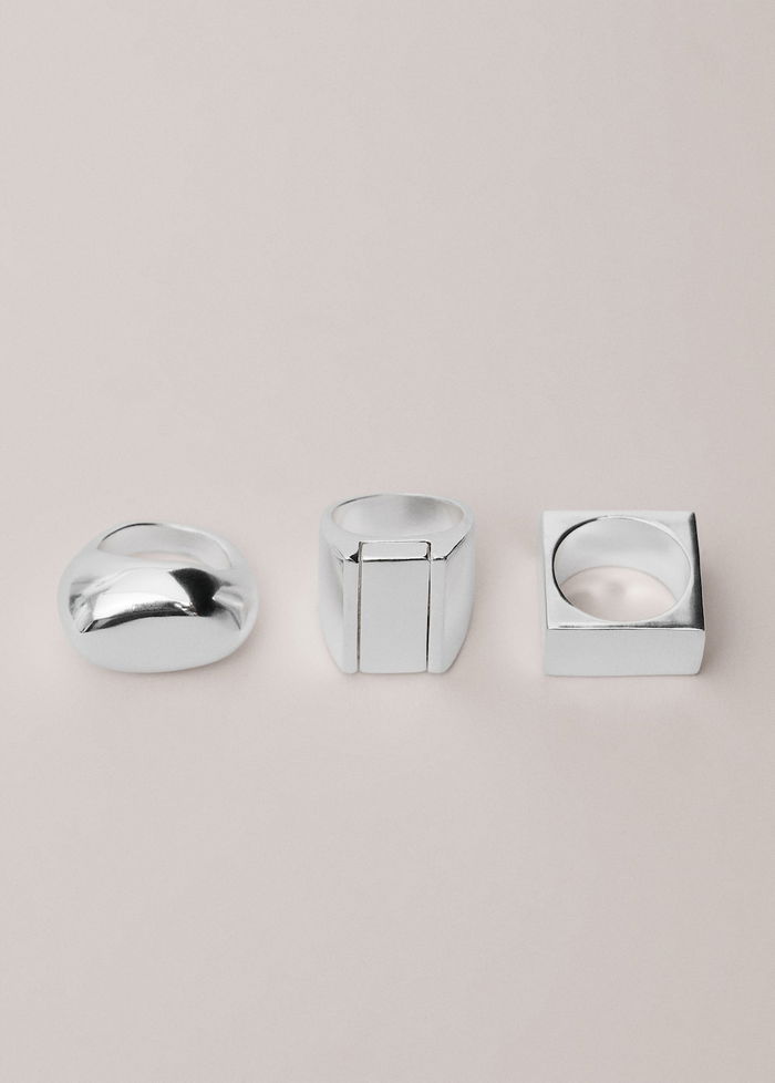 MANGO Combined Ring 3 Set | endource