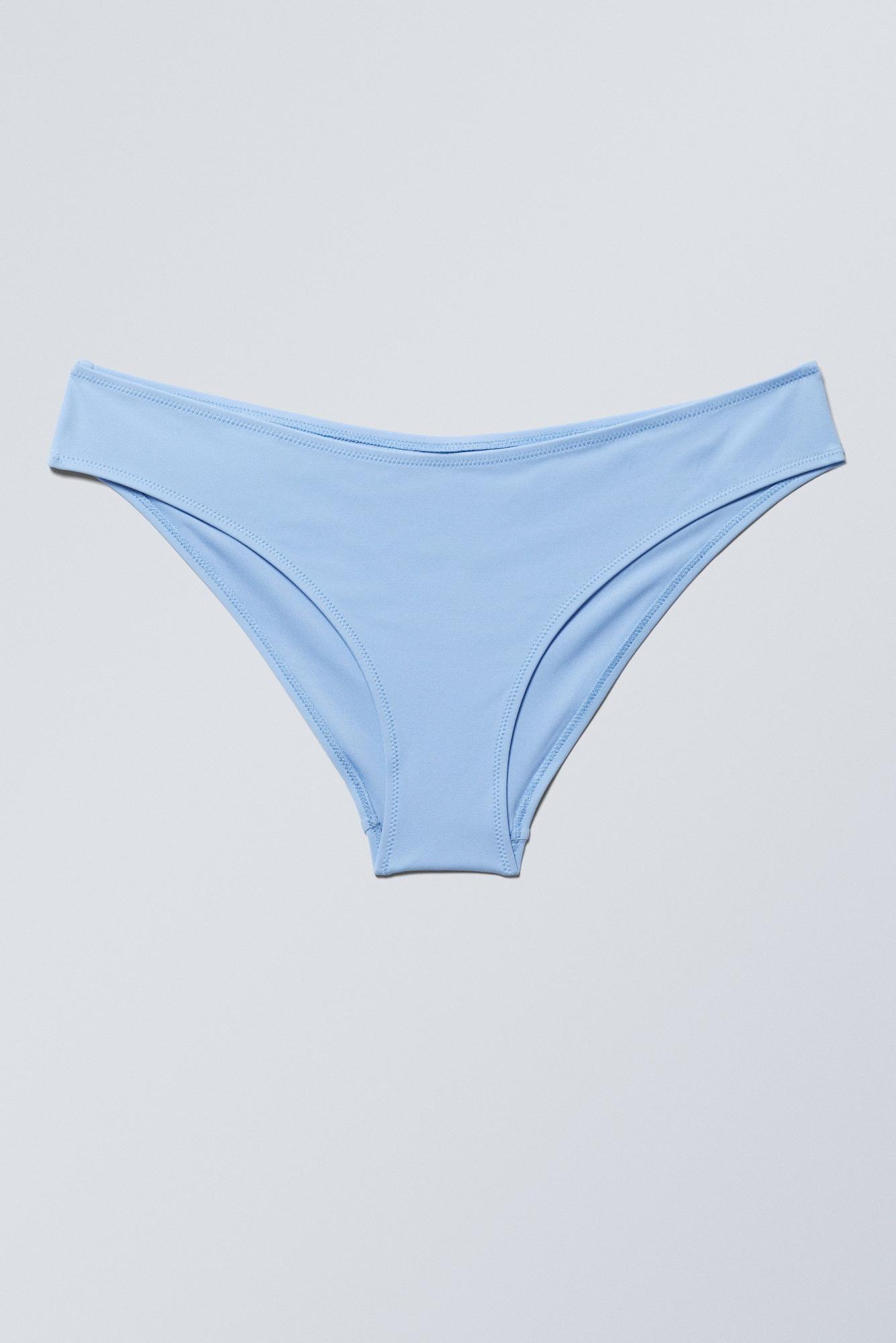 WEEKDAY Plain Bikini Bottoms in Light Blue | endource