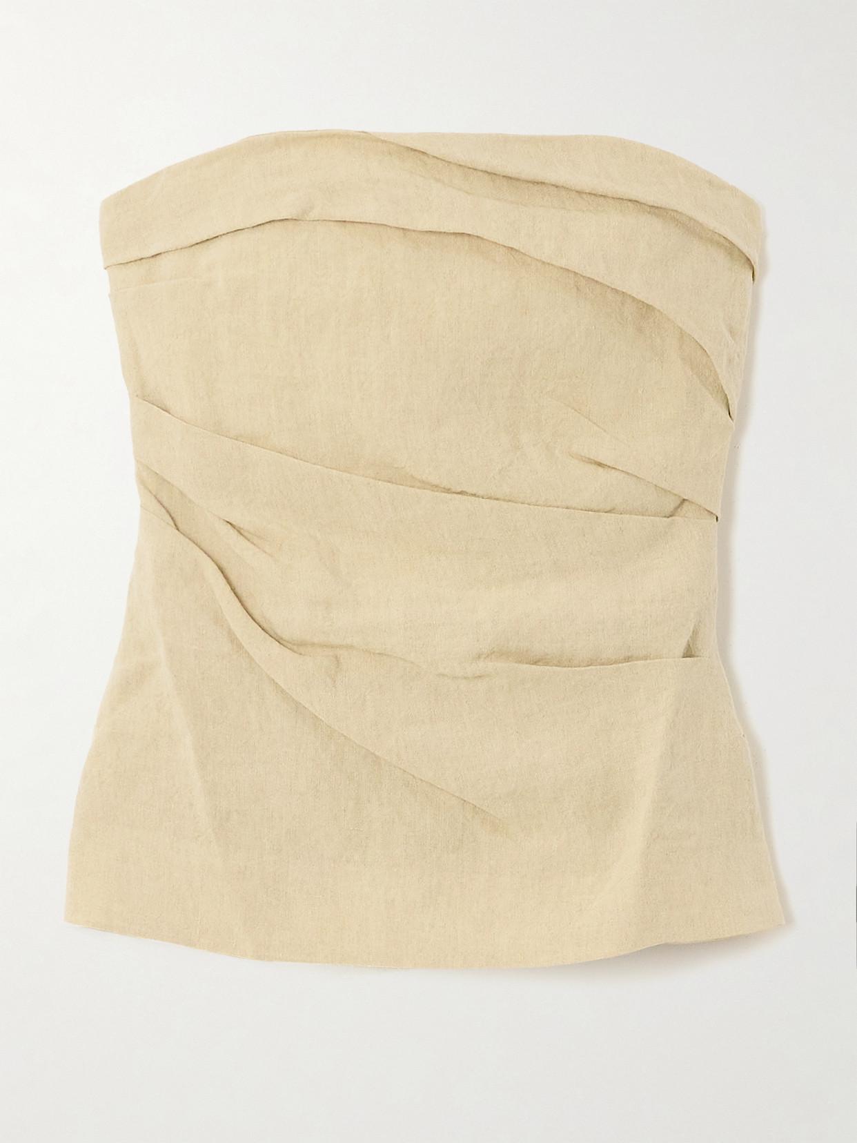 TOVE Izel Linen Bandeau Top | endource