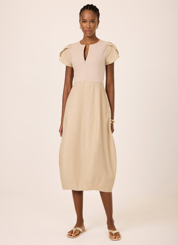 MINT VELVET Cotton Blend Tulip Hem Midi Dress | endource