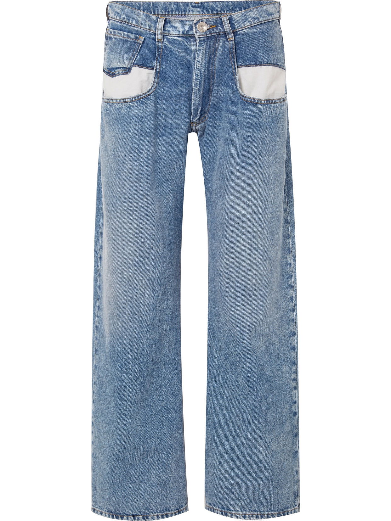 MAISON MARGIELA Paneled Boyfriend Jeans | endource