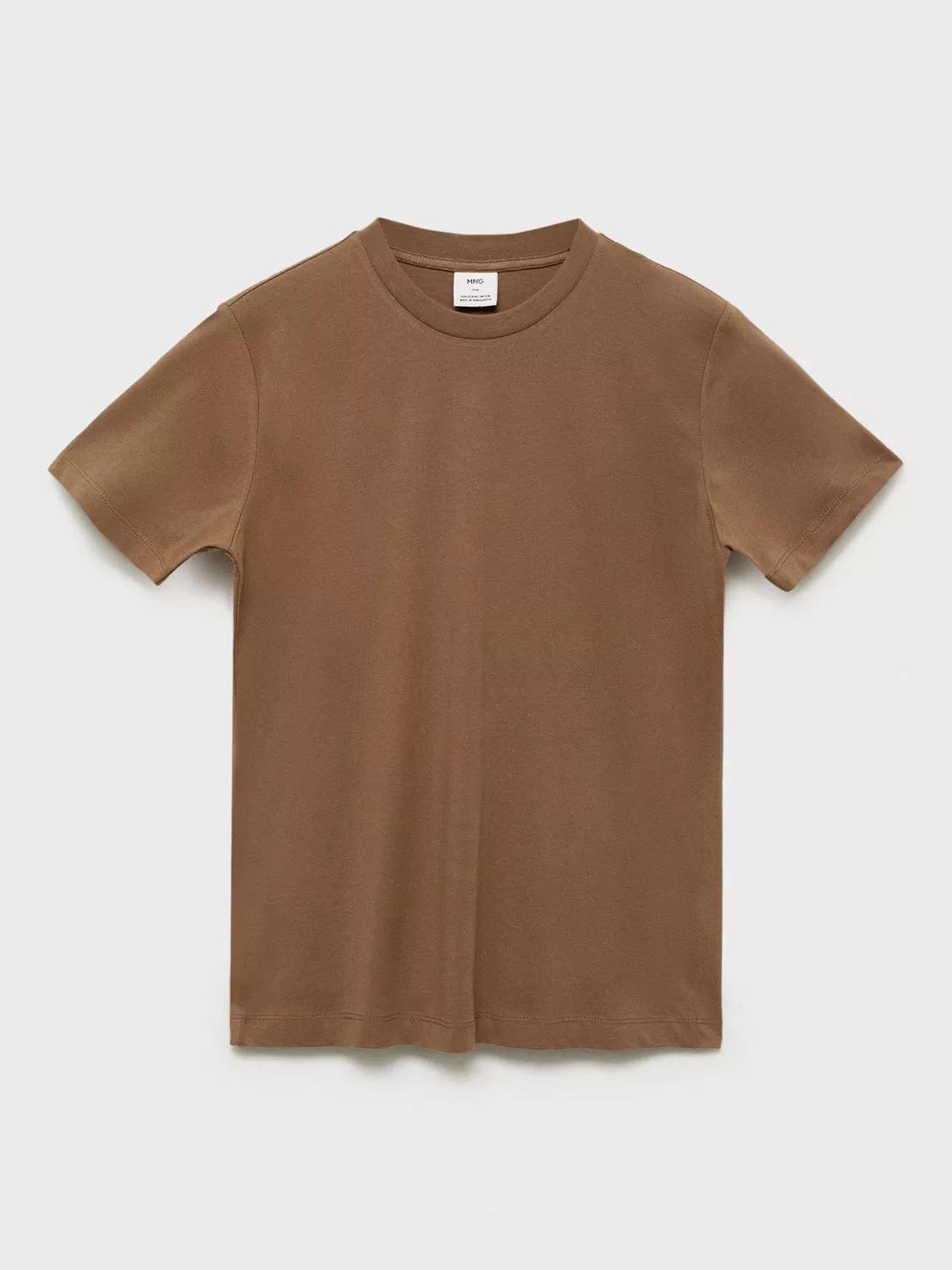 MANGO Cherlo Cotton Slim Fit Tee | endource