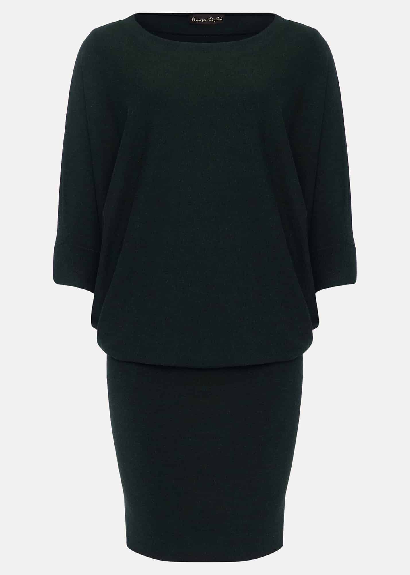 PHASE EIGHT Becca Batwing Knit Dress in Forest | endource