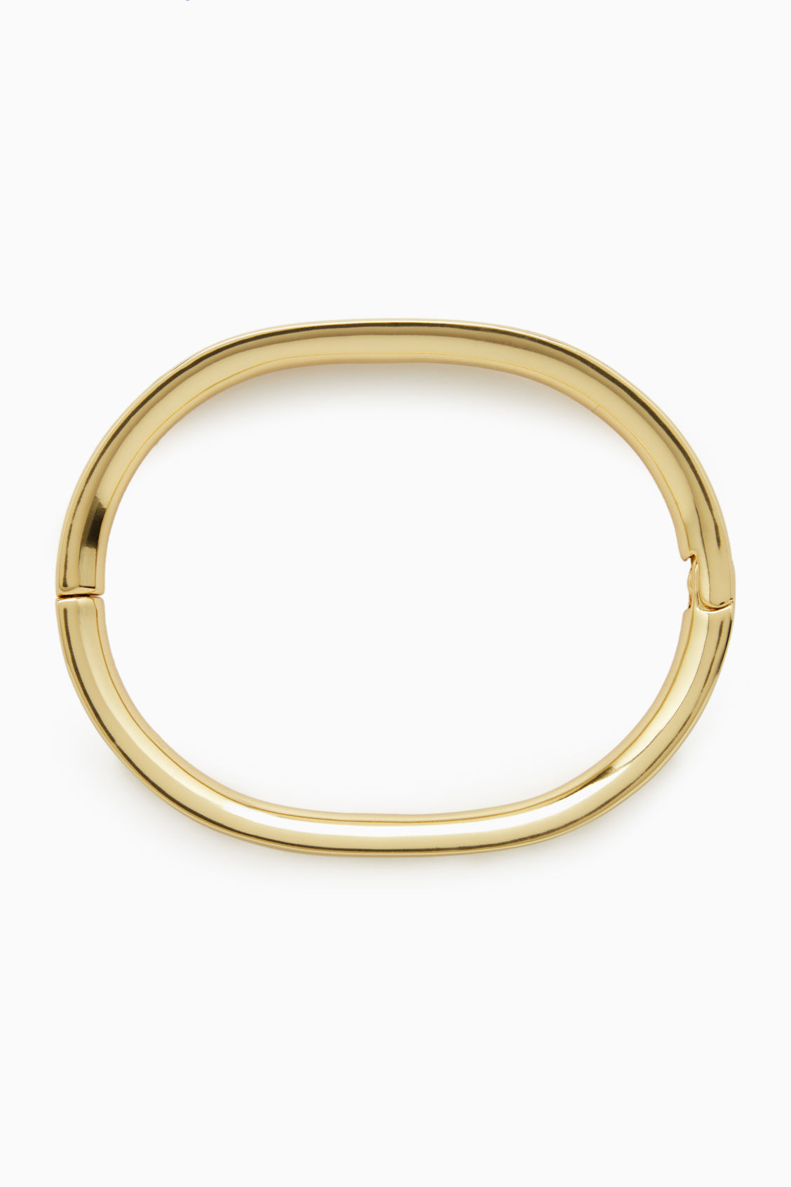 COS Recycled Brass Hinged Bangle in GOLD | endource