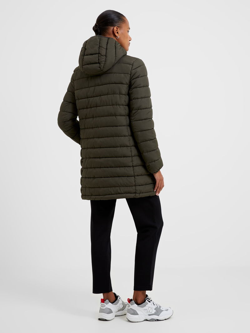 FRENCH CONNECTION Row Coat in Khaki | Endource