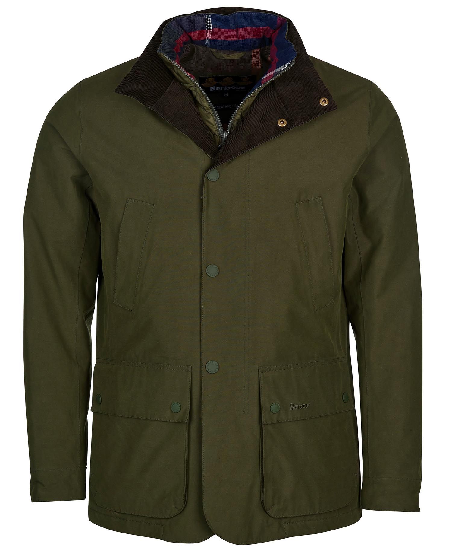 BARBOUR Monmouth Waterproof Breathable Jacket in Navy/Midnight | endource